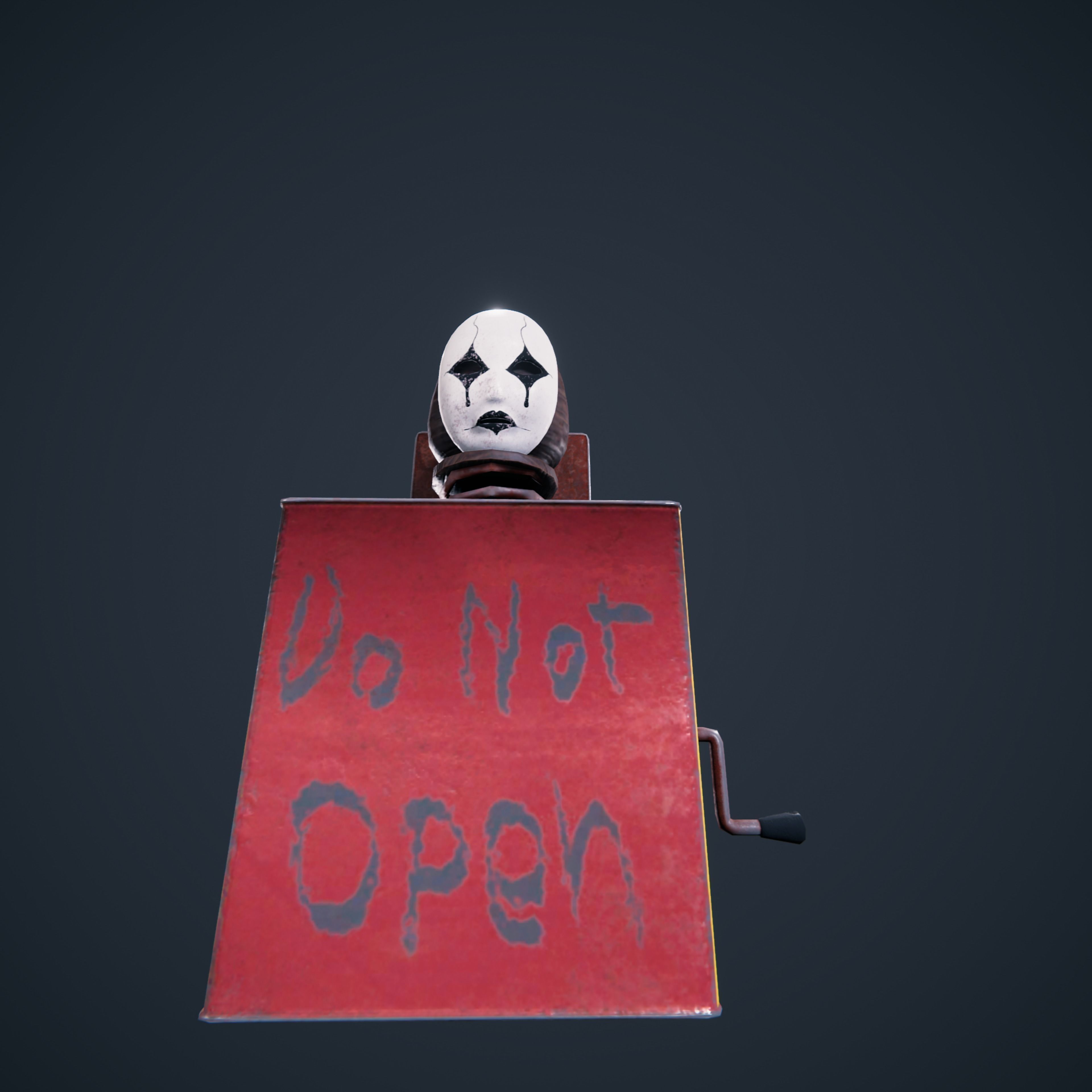 3D model Jack in the box - Low poly - Game ready - Rigged blender VR ...