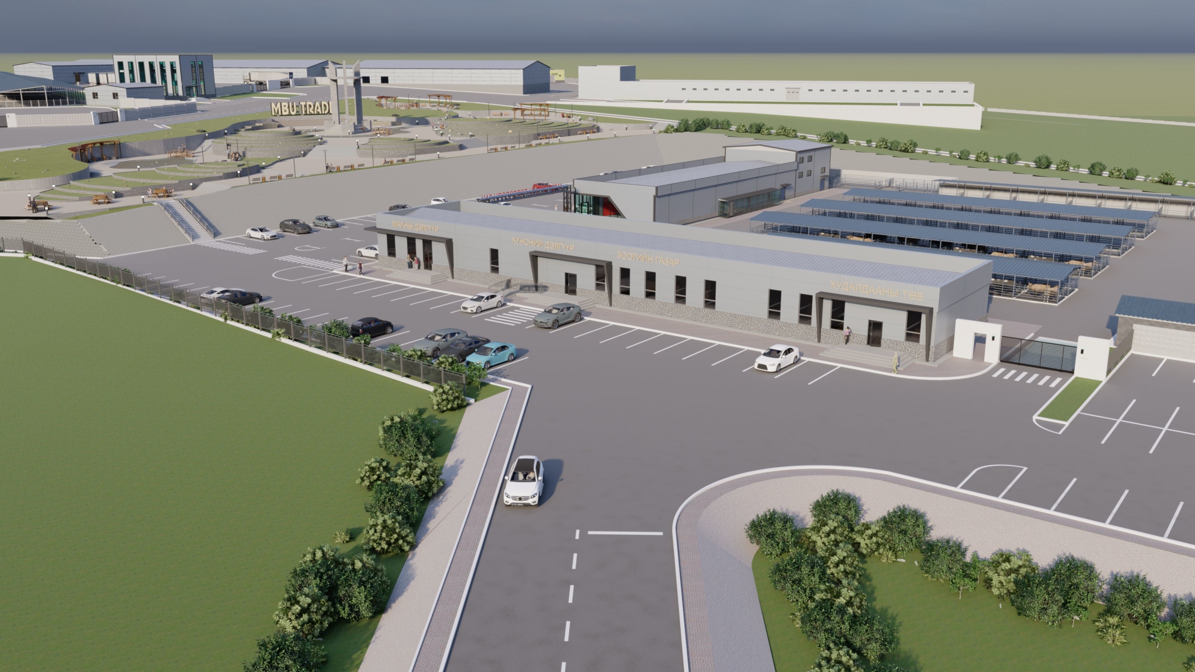 factory master plan 3D model | CGTrader