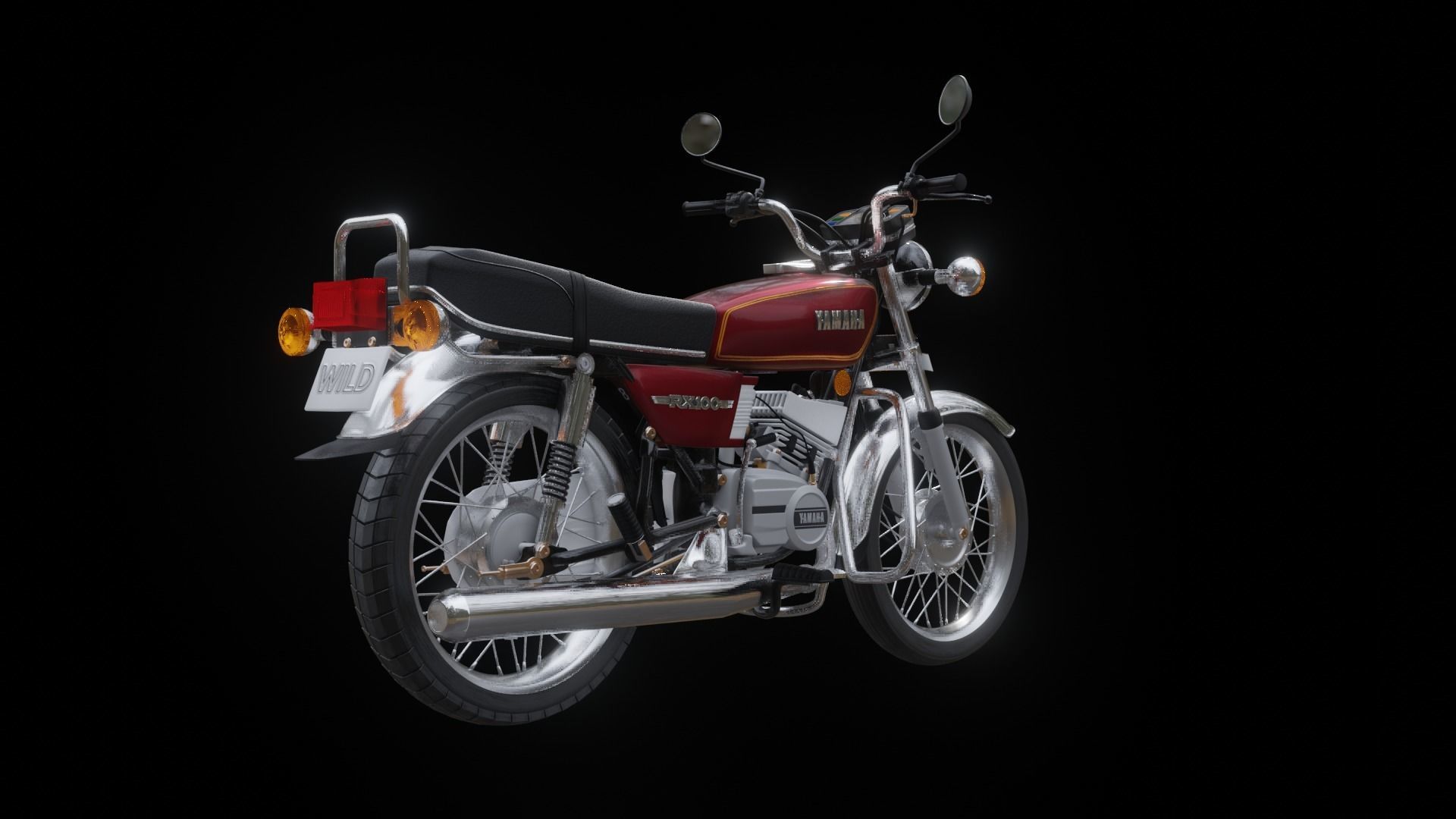 3D model Yamaha rx 100 VR / AR / low-poly | CGTrader