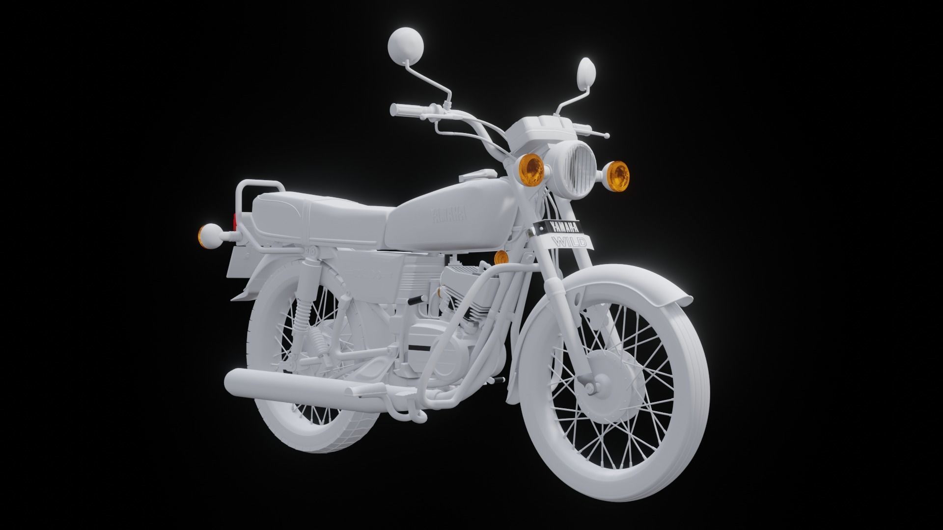 3D model Yamaha rx 100 VR / AR / low-poly | CGTrader