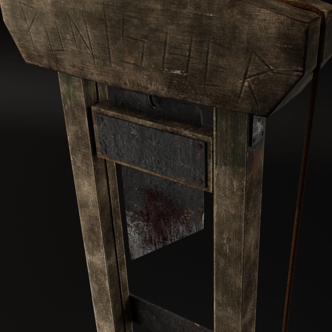 Guillotine free VR / AR / low-poly 3D model | CGTrader