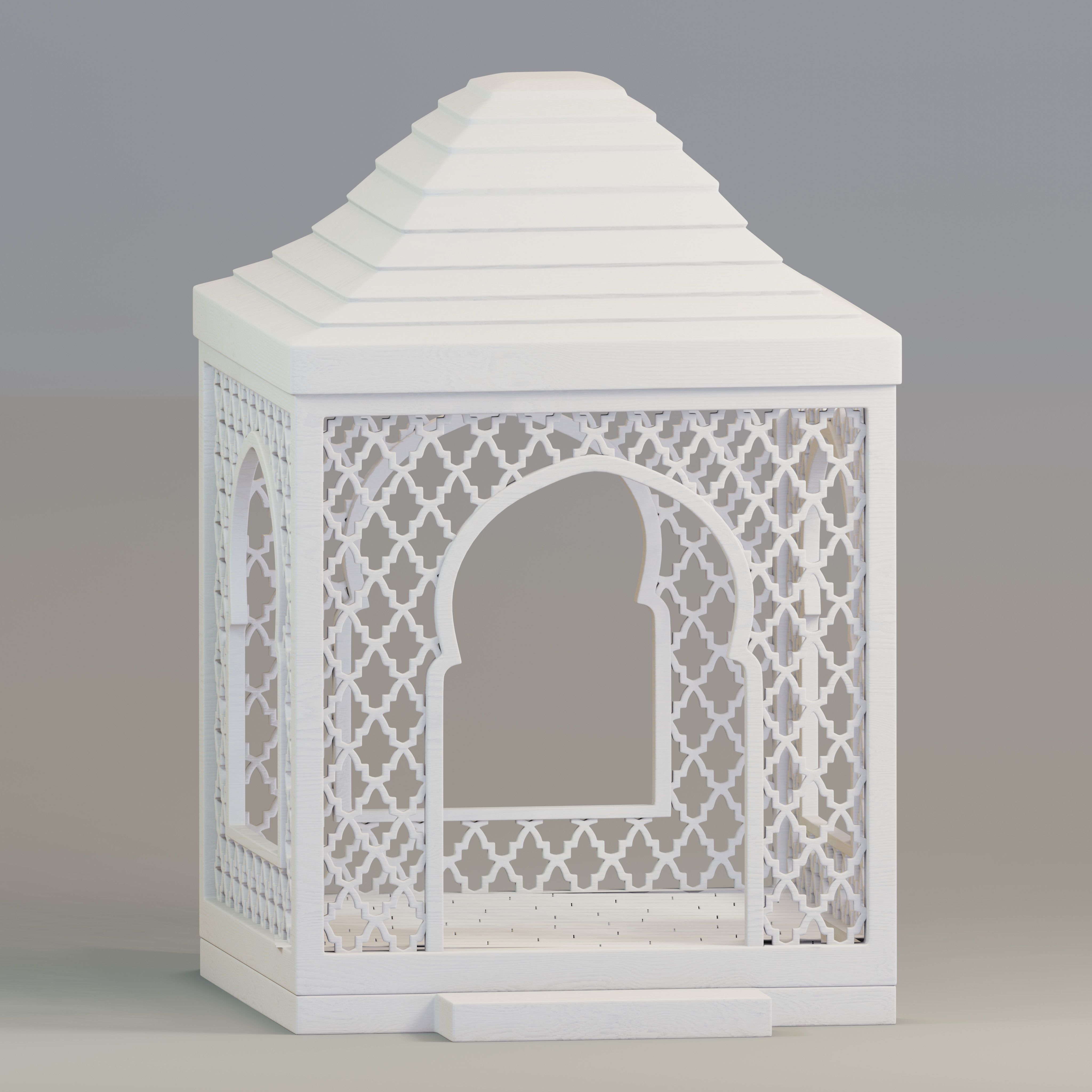 Moroccan gazebo 3D model | CGTrader