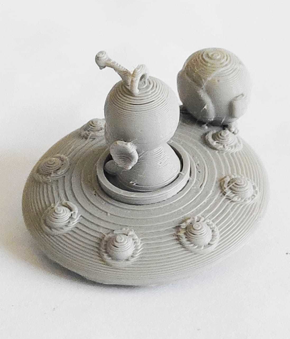 A cute UFO Astronaut to decorate and play 3D model 3D printable | CGTrader