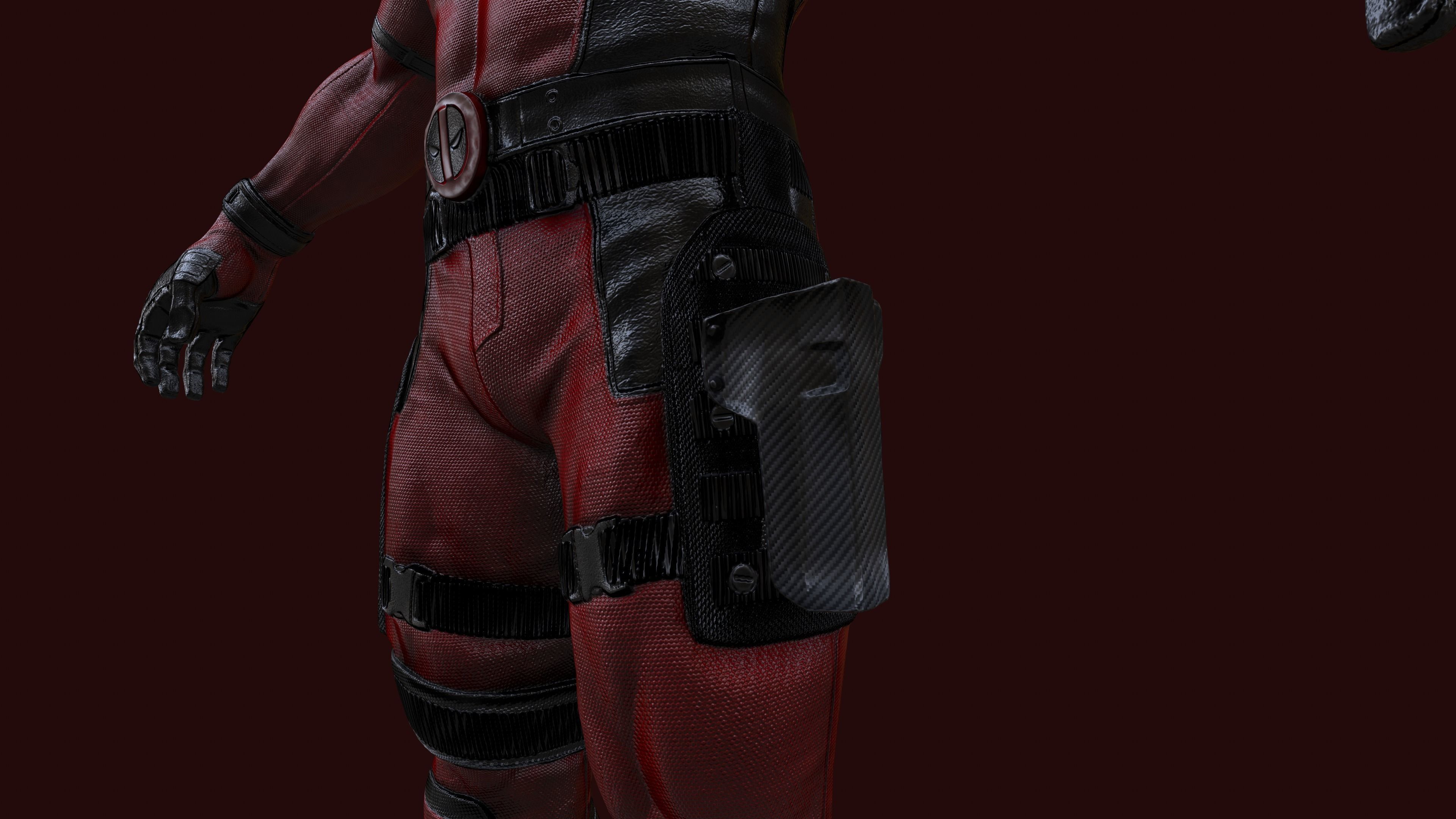 3D model DEADPOOL VR / AR / low-poly | CGTrader