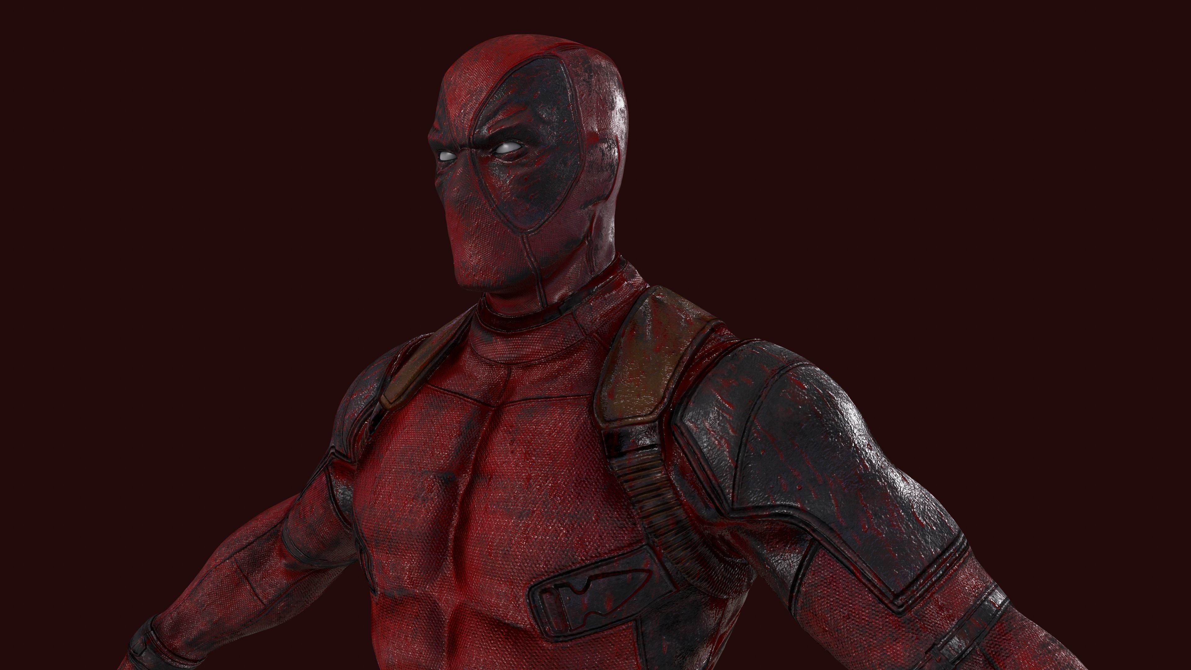 3D model DEADPOOL VR / AR / low-poly | CGTrader