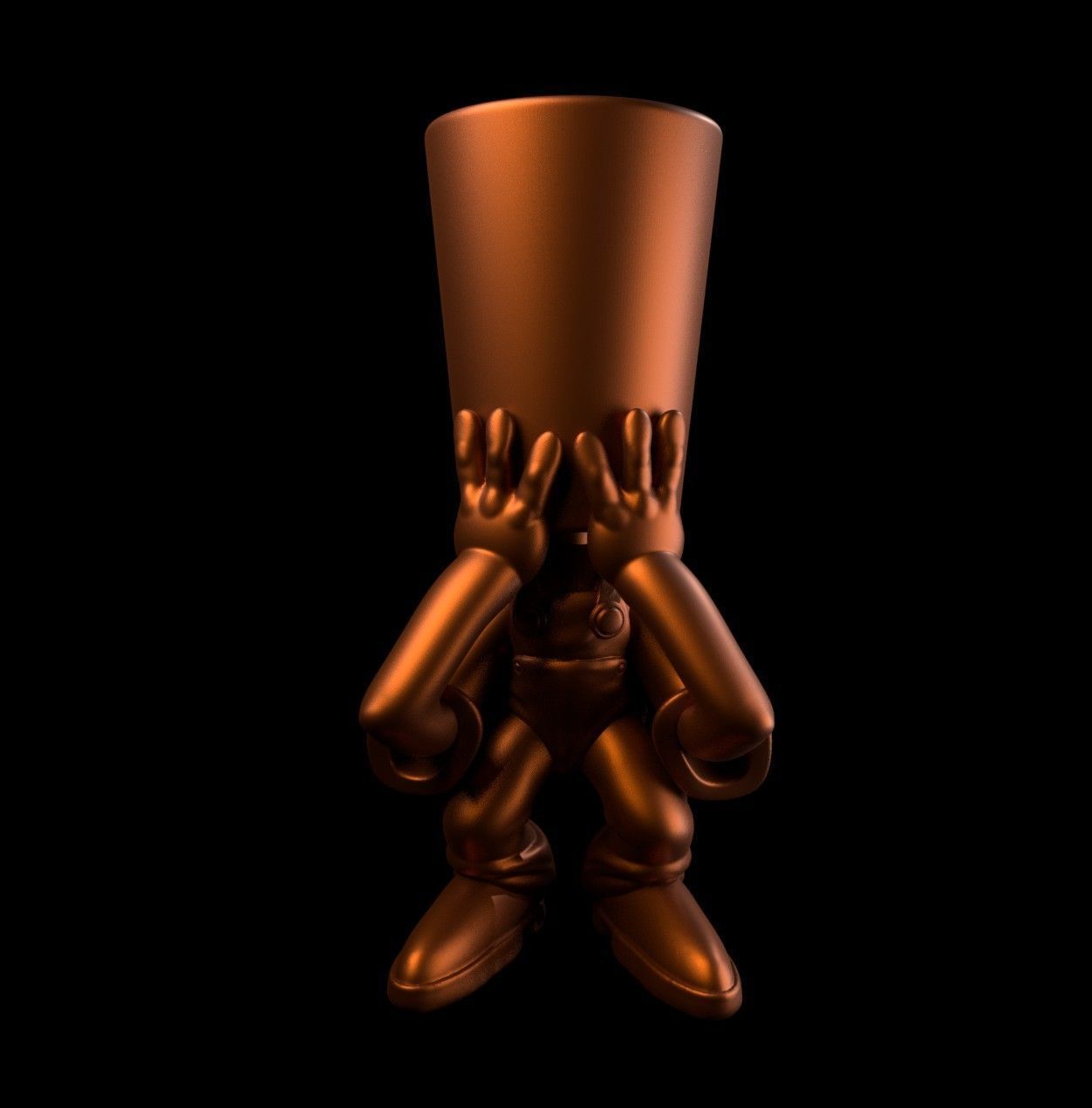 Pencil holder Vase holder objects holder free 3D model 3D printable ...