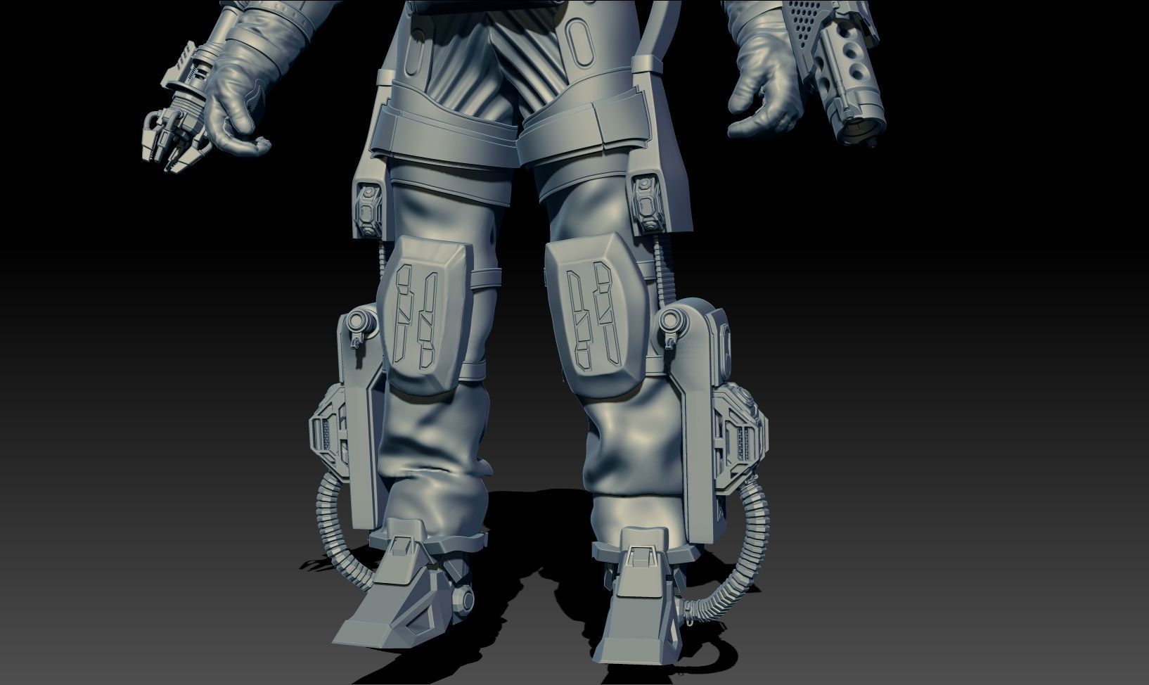 Si-fi spacesuit High-poly 3D model 3D model | CGTrader