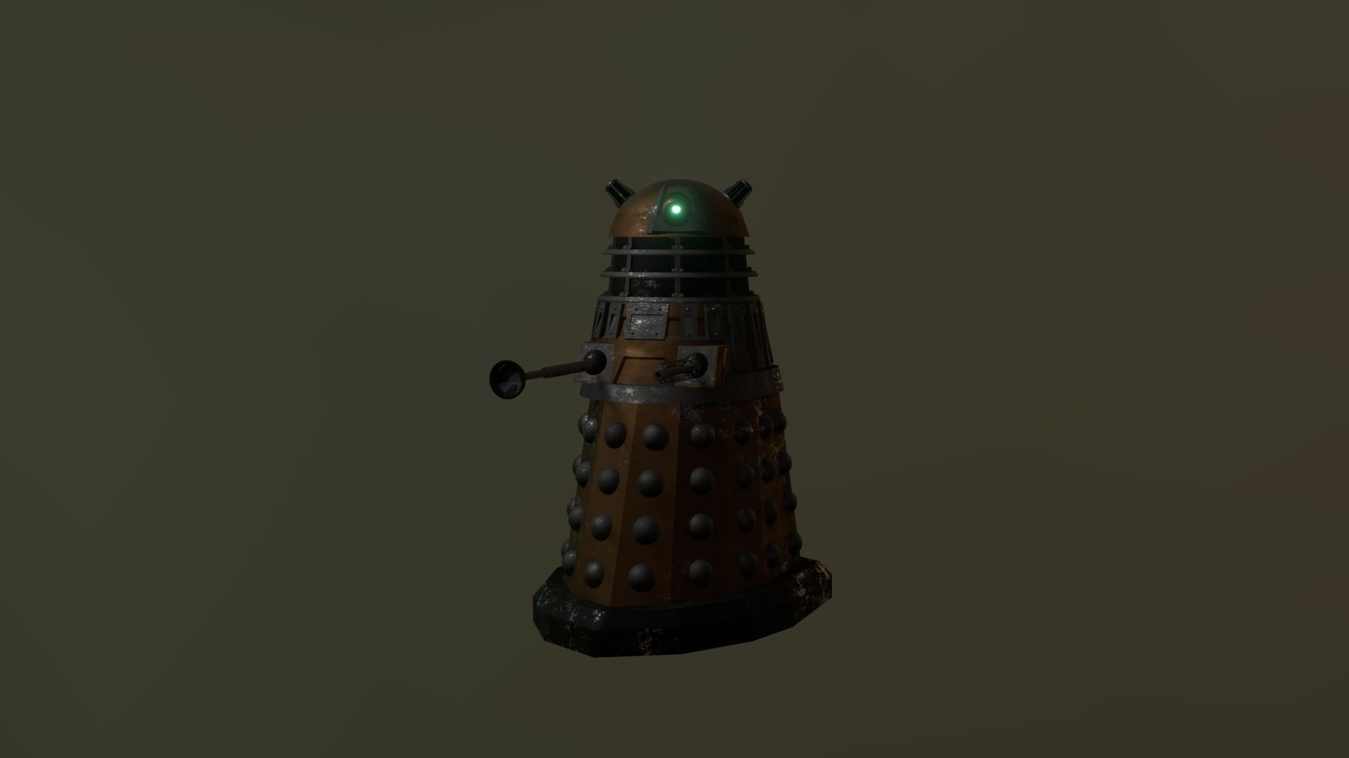 3D model STEAMPUNK DALEK PACK - Rogue Film Productions VR / AR / low ...