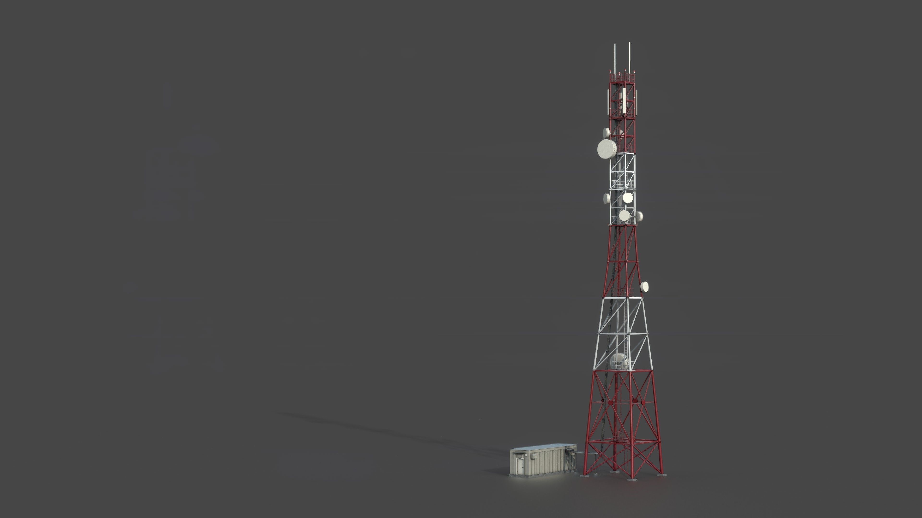 COMMUNICATION TOWER 3D model | CGTrader