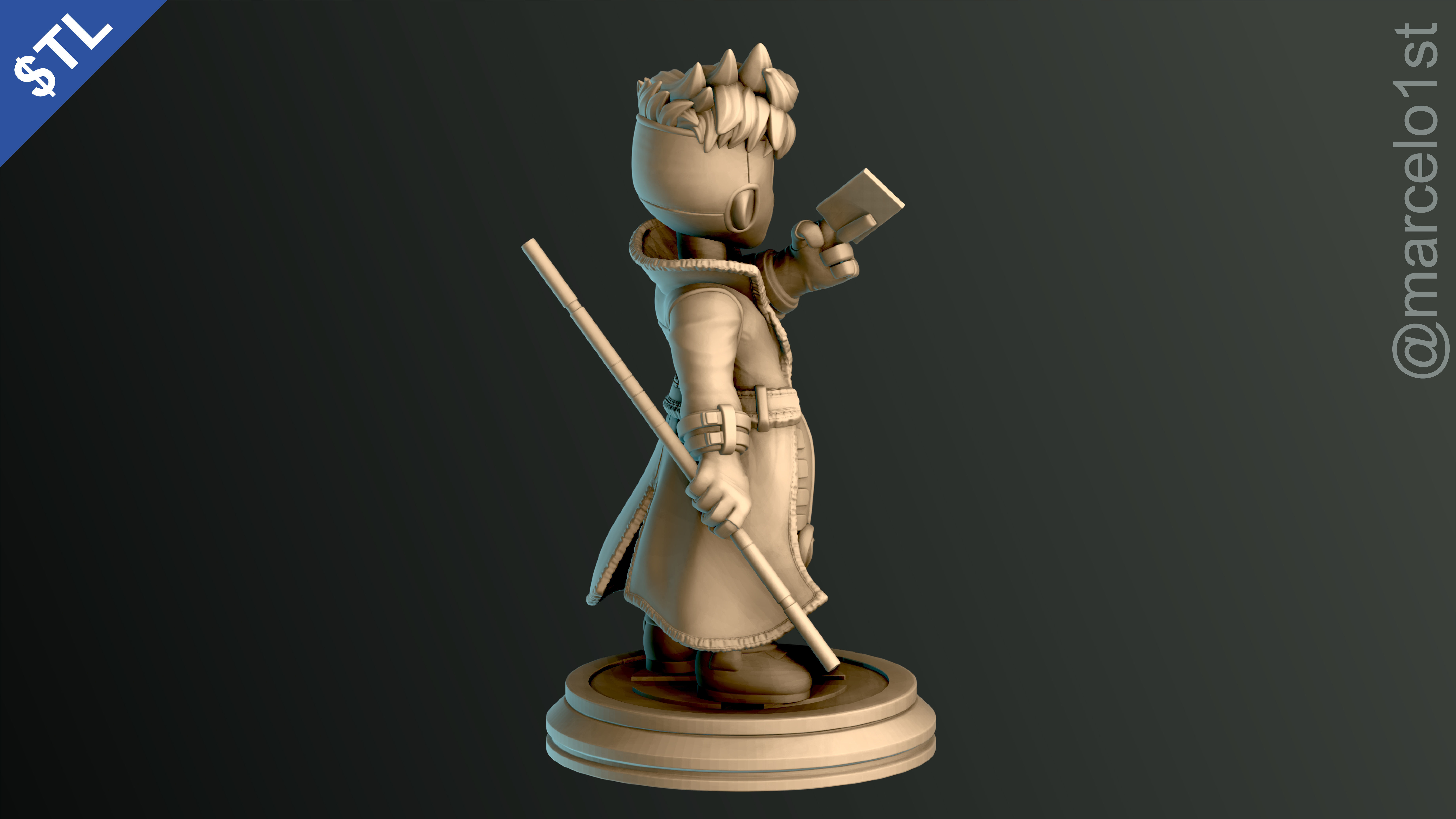 SIMPLES - Gambit 3D model 3D printable | CGTrader
