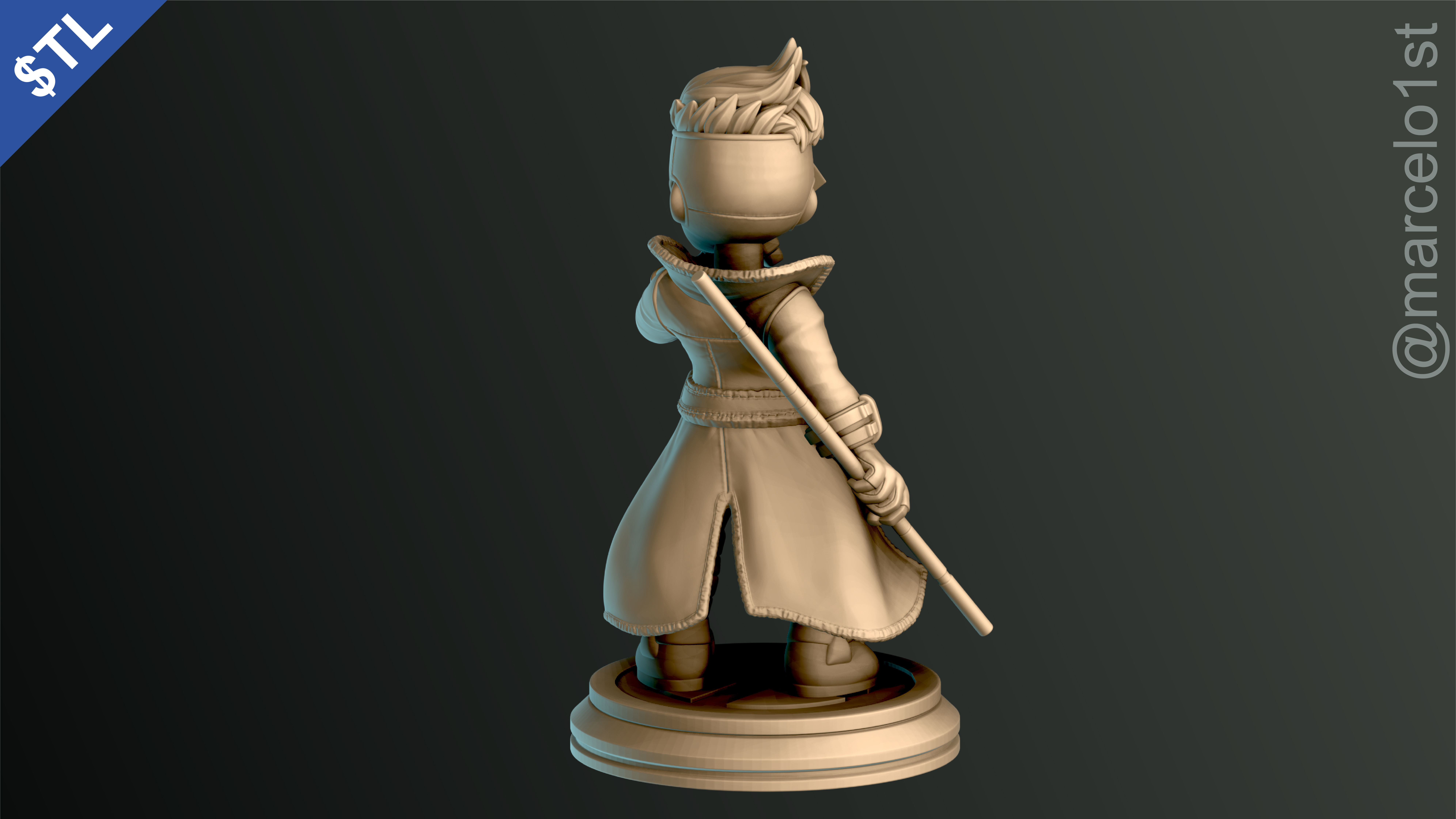 SIMPLES - Gambit 3D model 3D printable | CGTrader