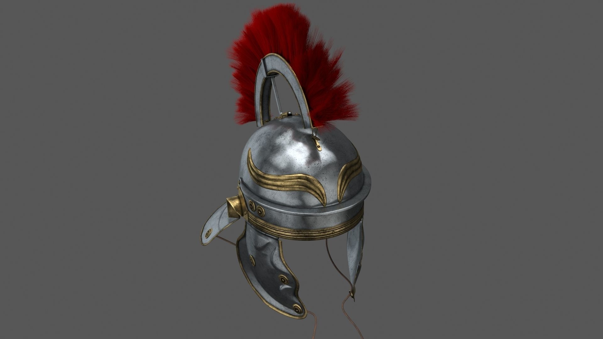 3D model Roman helmet Galea VR / AR / low-poly | CGTrader