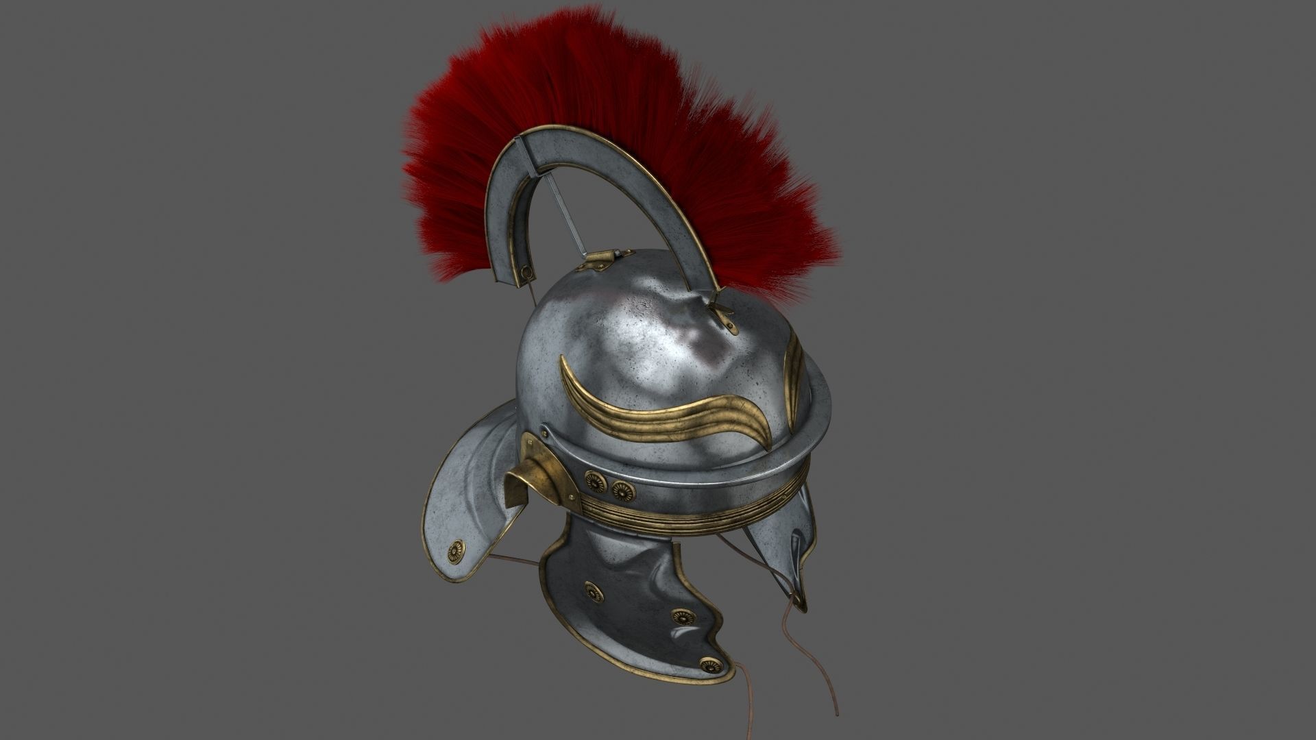 3D model Roman helmet Galea VR / AR / low-poly | CGTrader