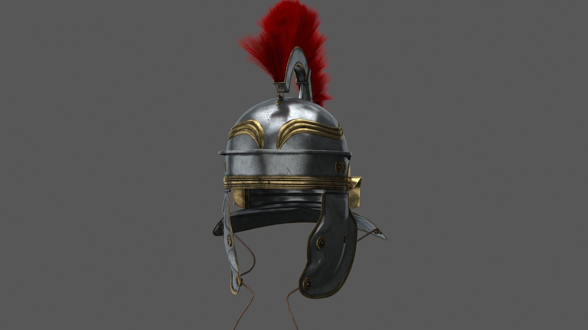 3D model Roman helmet Galea VR / AR / low-poly | CGTrader