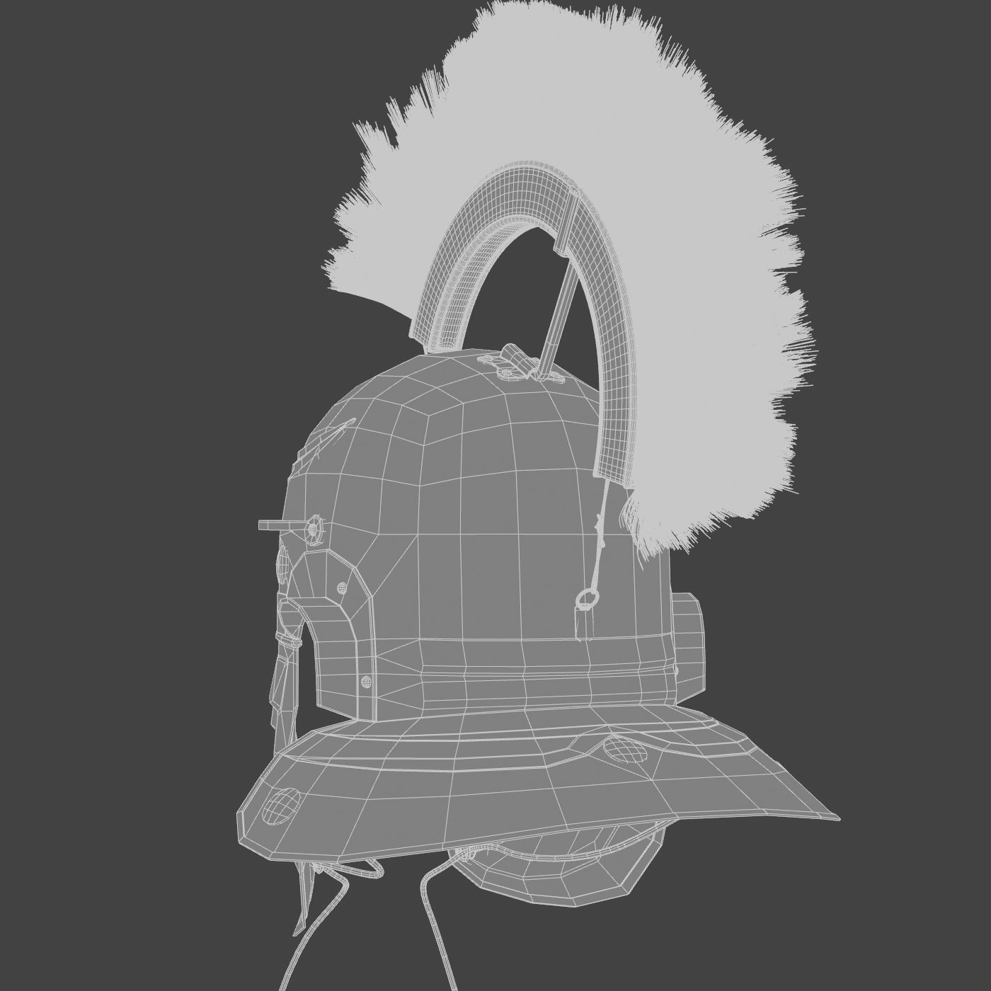 3D model Roman helmet Galea VR / AR / low-poly | CGTrader