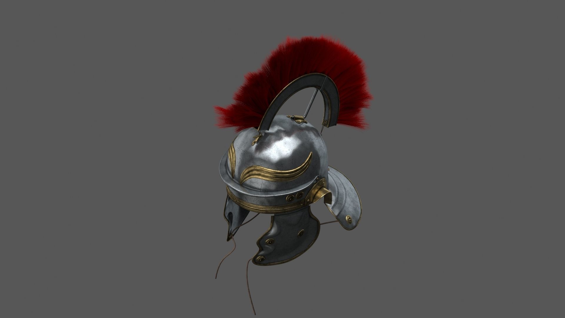 3D model Roman helmet Galea VR / AR / low-poly | CGTrader