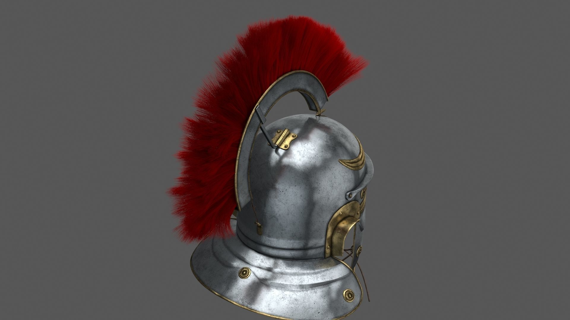 3D model Roman helmet Galea VR / AR / low-poly | CGTrader