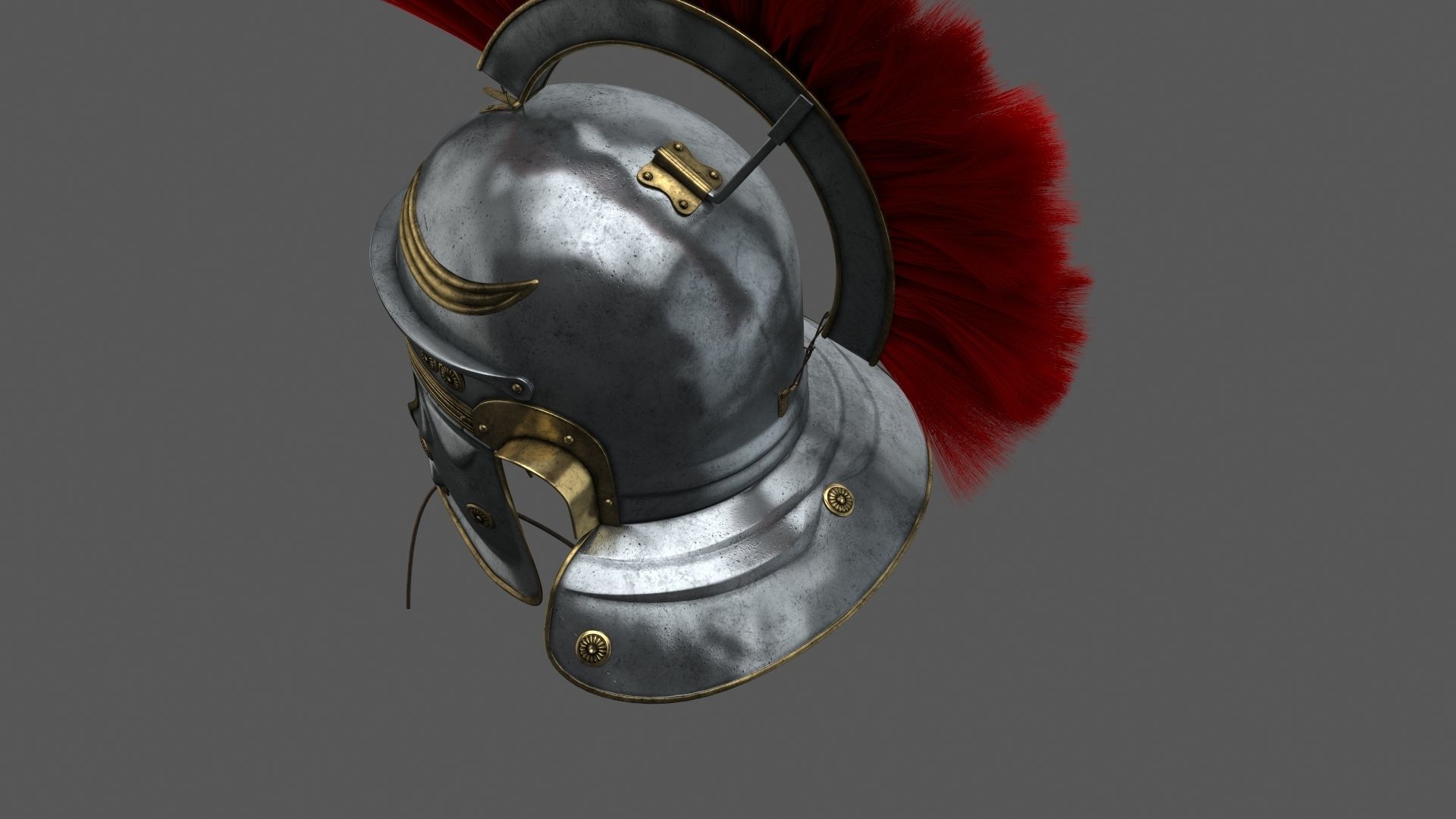 3D model Roman helmet Galea VR / AR / low-poly | CGTrader