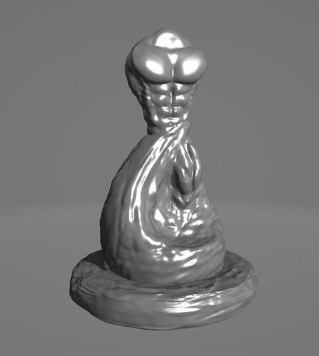 Male Body - 3D Sculpture 3D model 3D printable | CGTrader