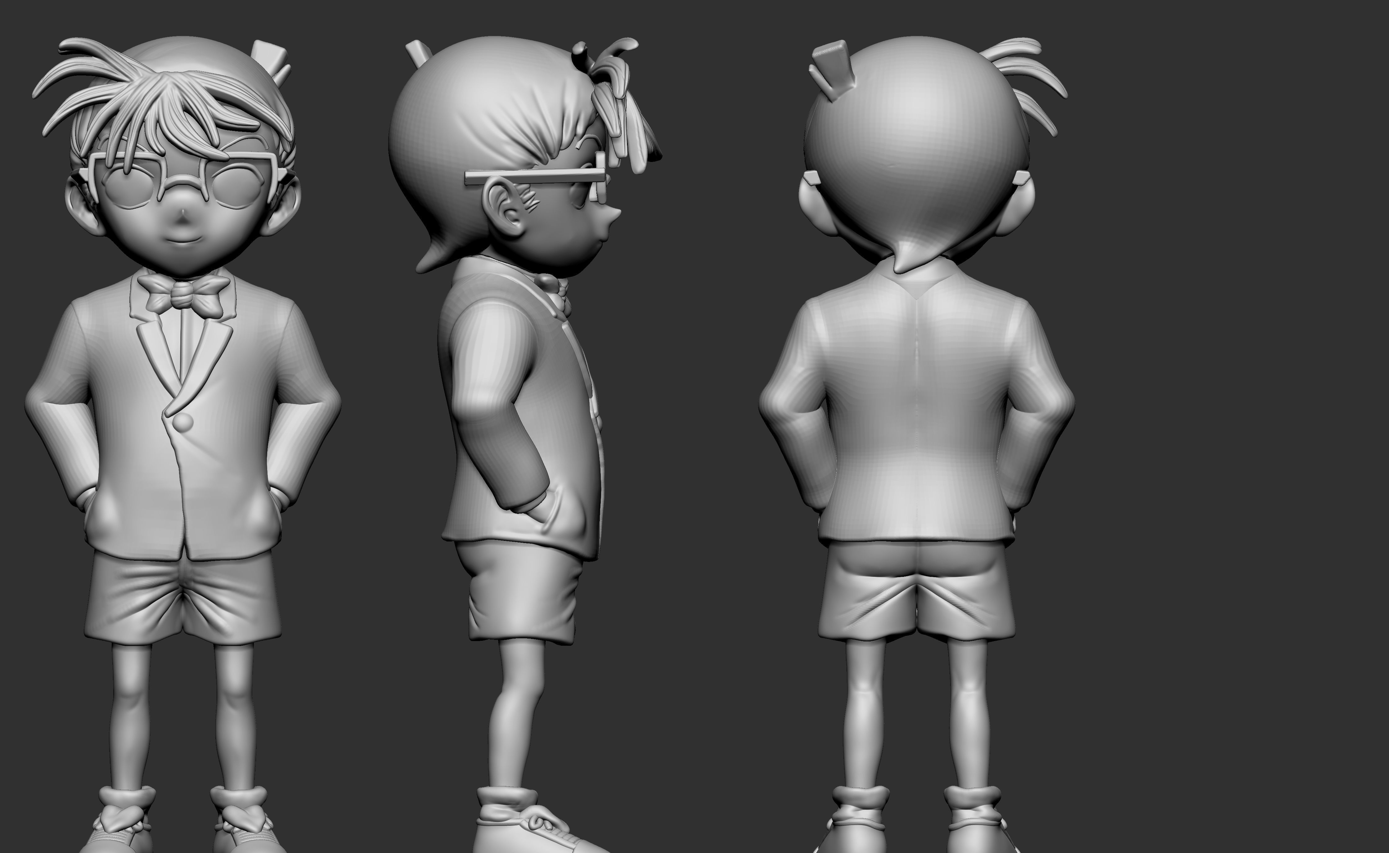 Detective Conan 3D model 3D printable | CGTrader
