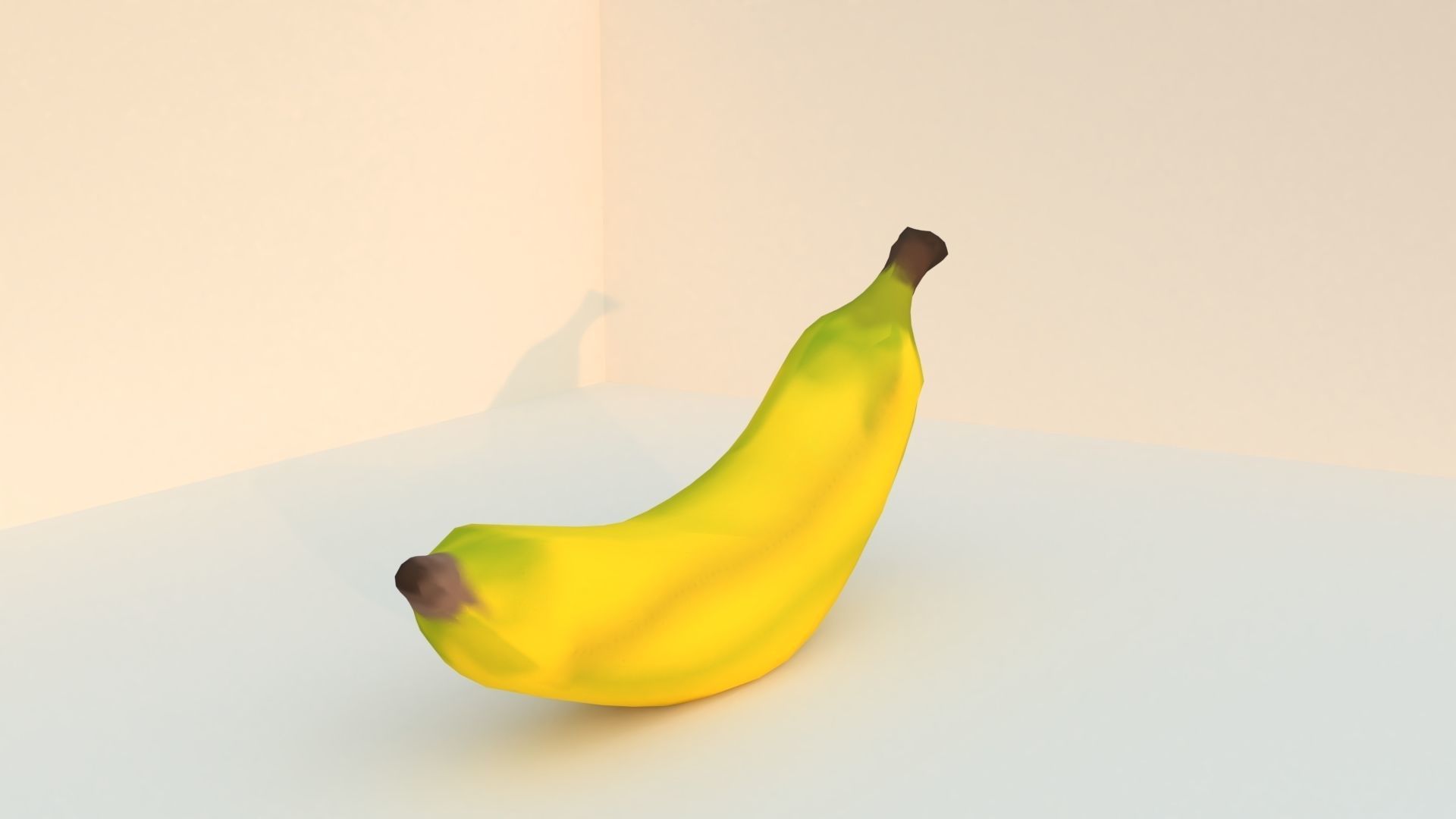 Low-Poly Banana free 3D model | CGTrader