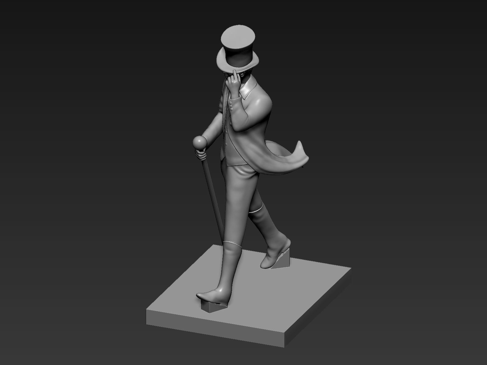 Johnnie walker 3D model 3D printable | CGTrader