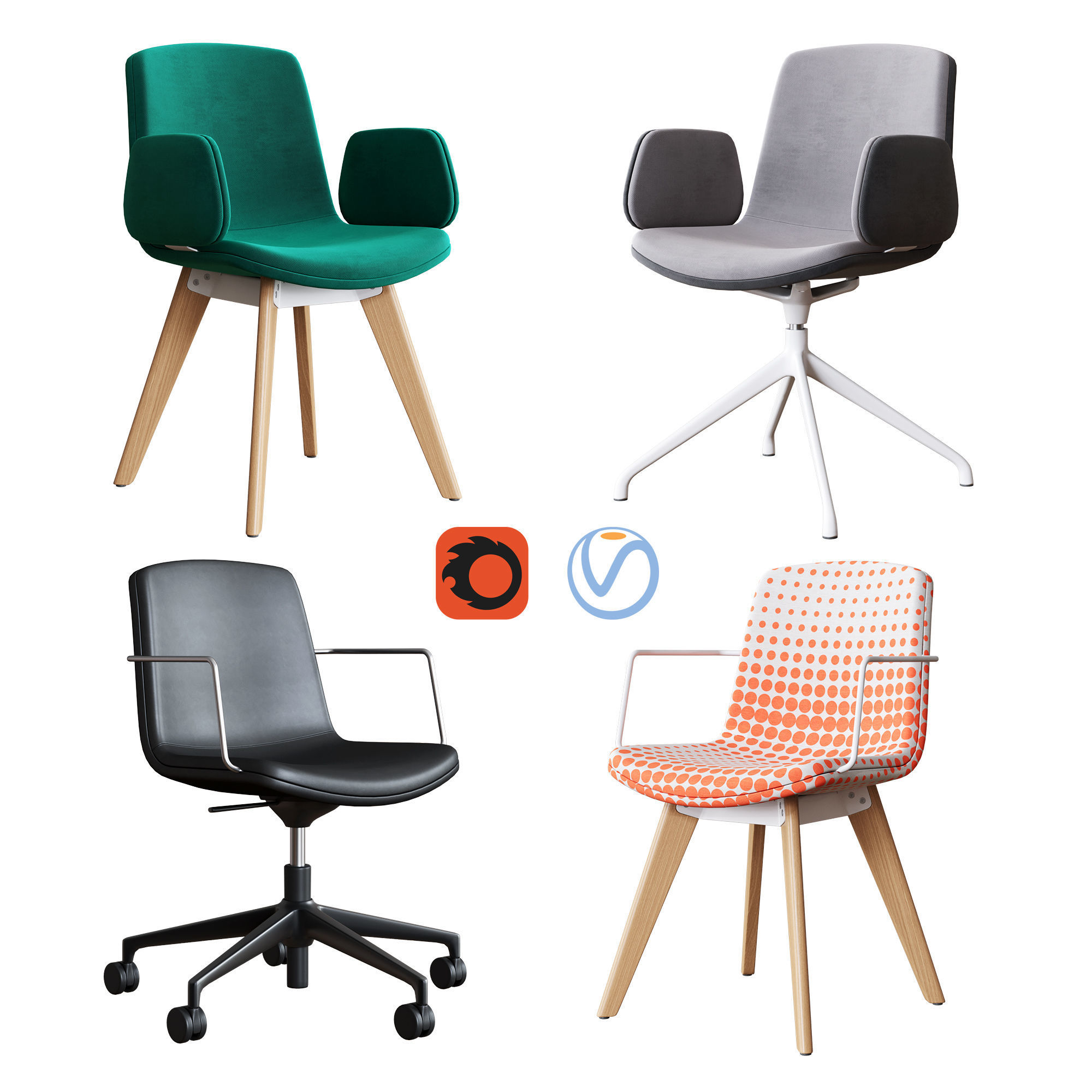 Orangebox - Cubb Set1 3D model | CGTrader