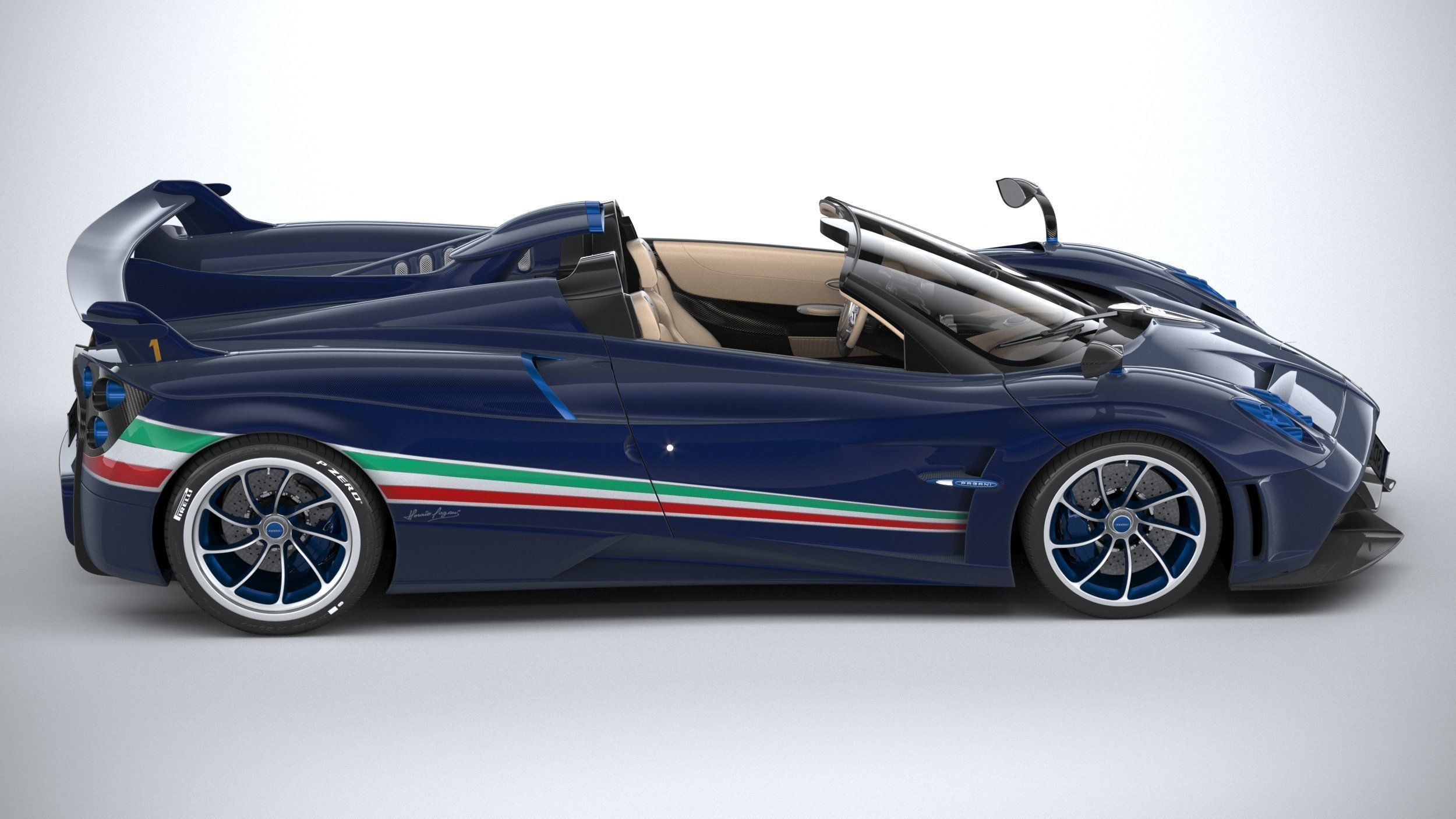 Pagani Huayra Tricolore 2021 3D model | CGTrader