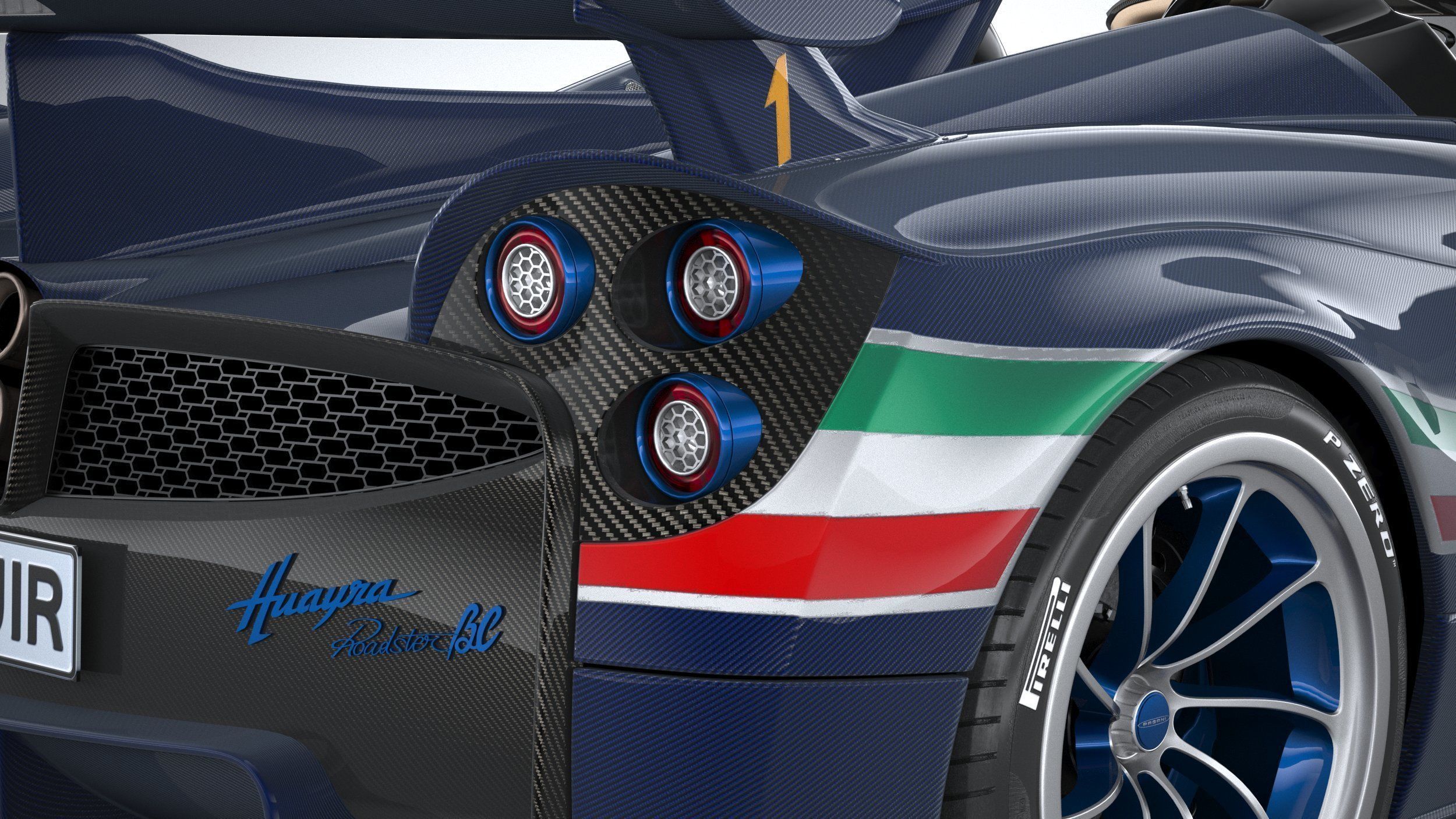 Pagani Huayra Tricolore 2021 3D model | CGTrader