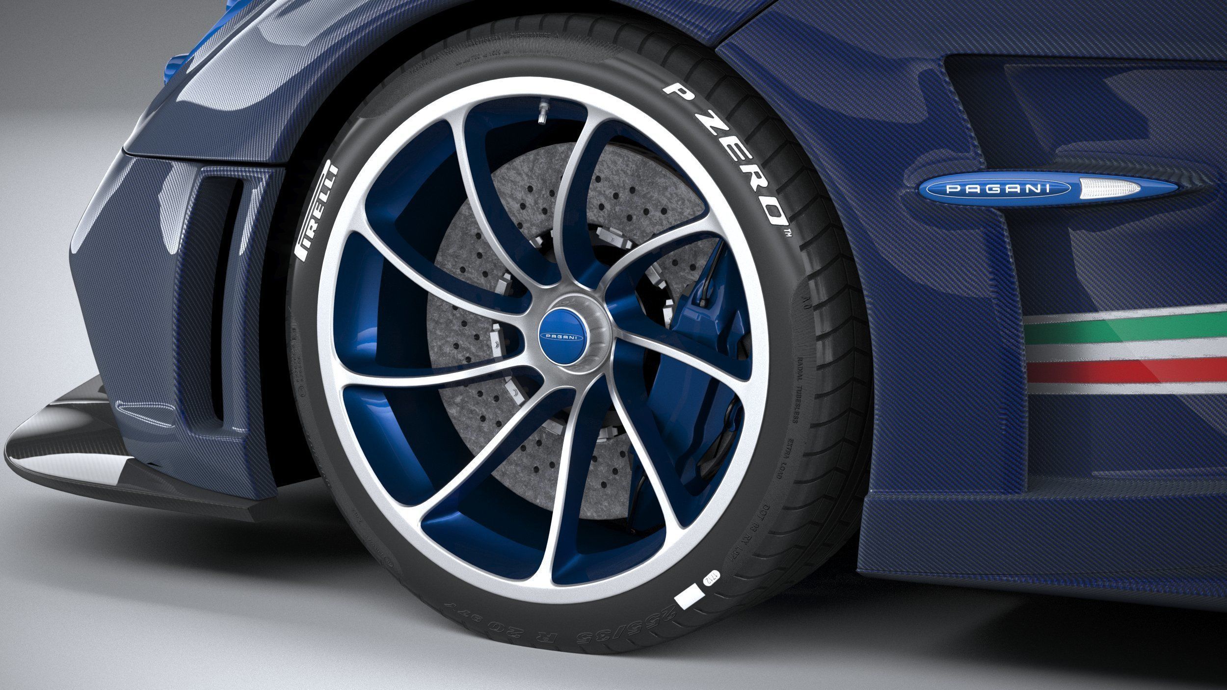 Pagani Huayra Tricolore 2021 3D model | CGTrader