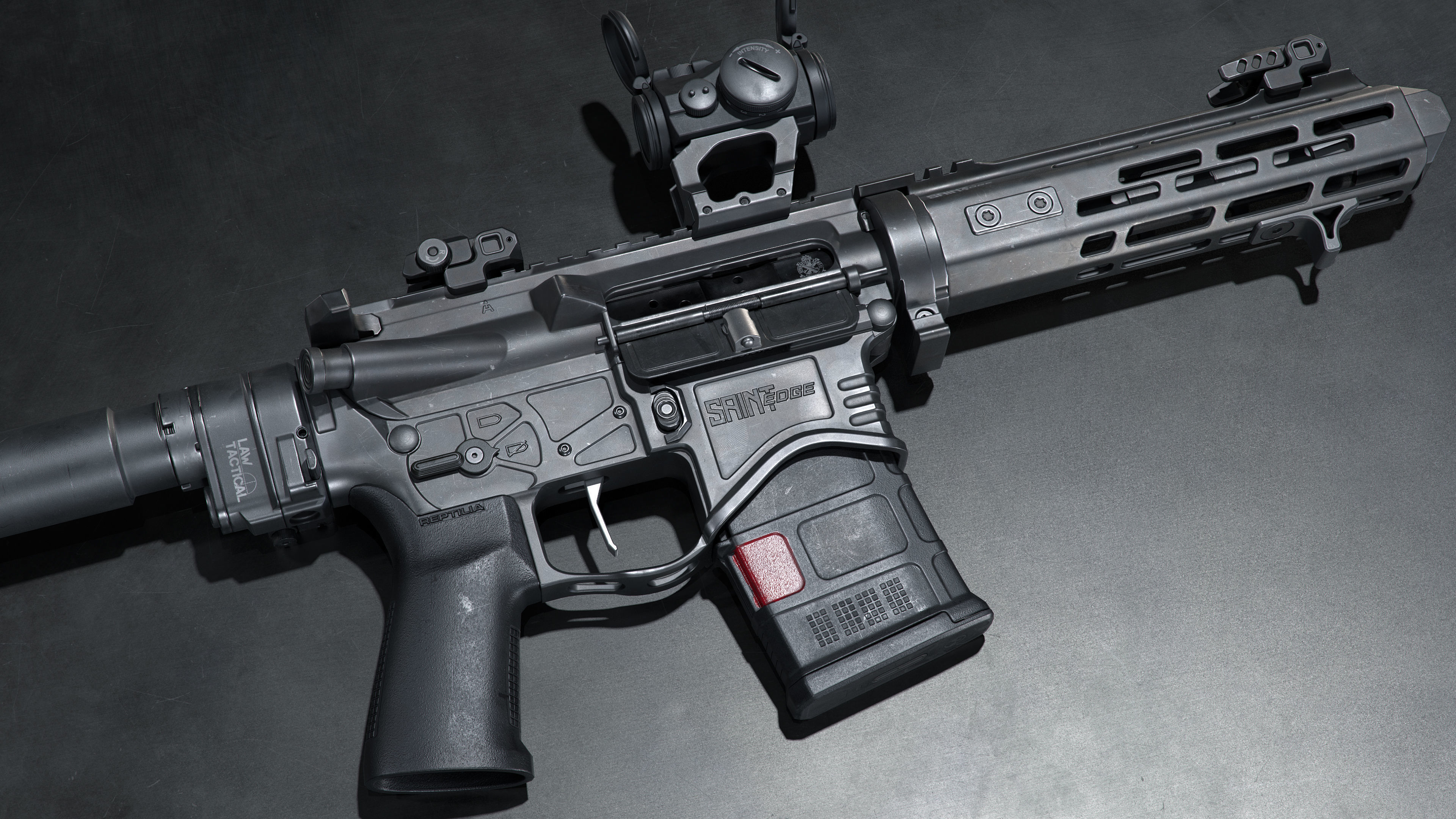 3D model Springfield Armory Saint edge PDW Saint edge EVAC ar15 pistols ...