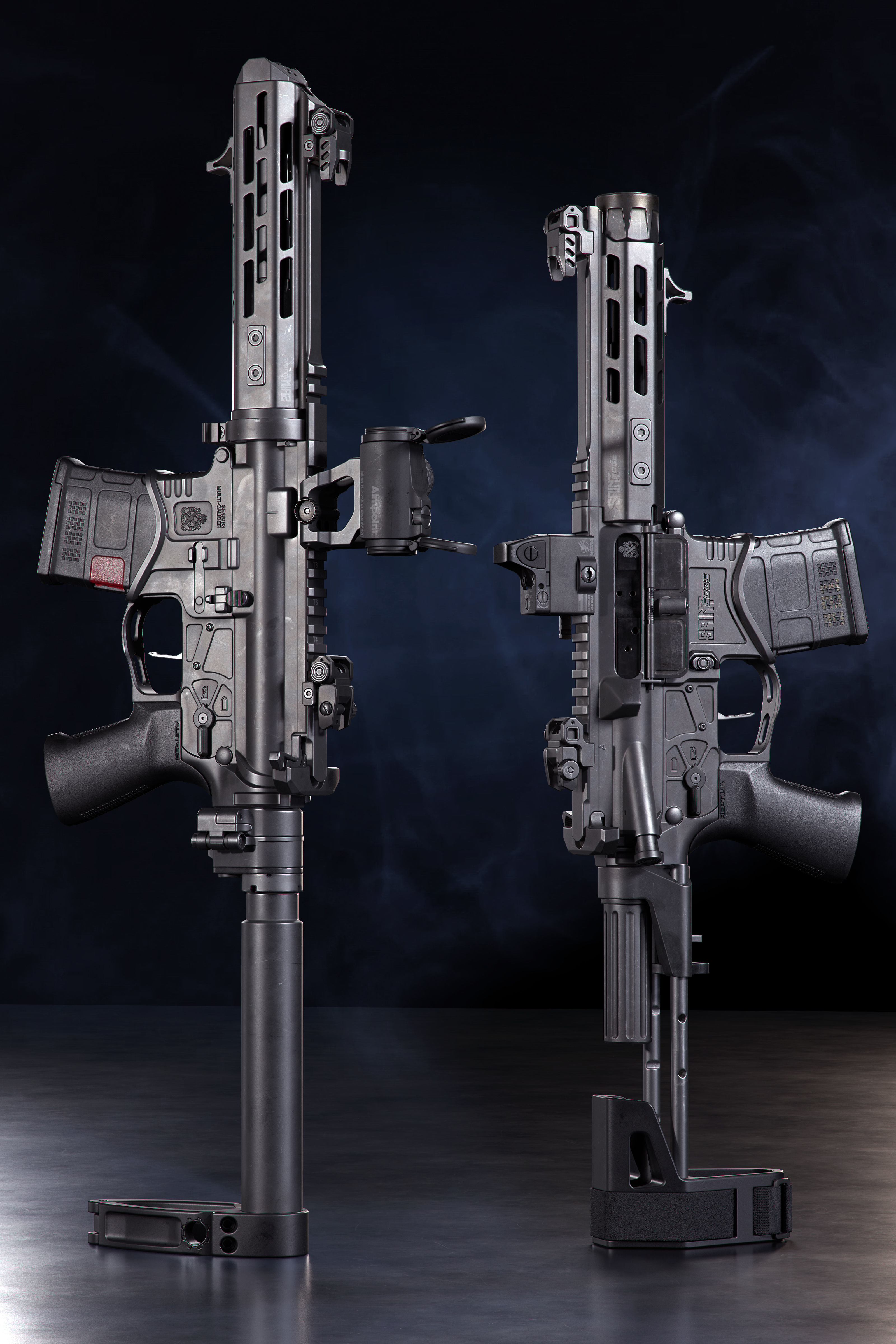 3D model Springfield Armory Saint edge PDW Saint edge EVAC ar15 pistols ...