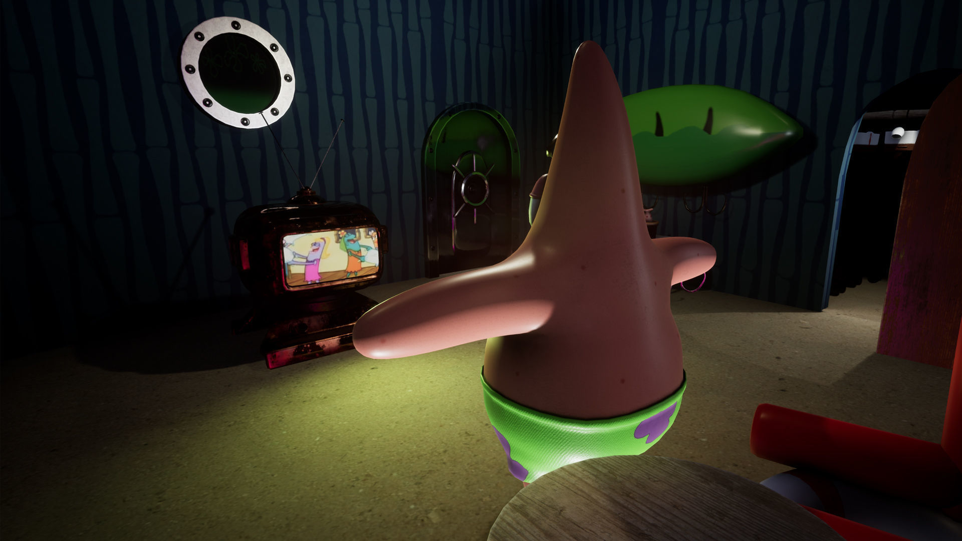 3D model Patrick star PBR low-poly game-ready VR / AR / low-poly | CGTrader