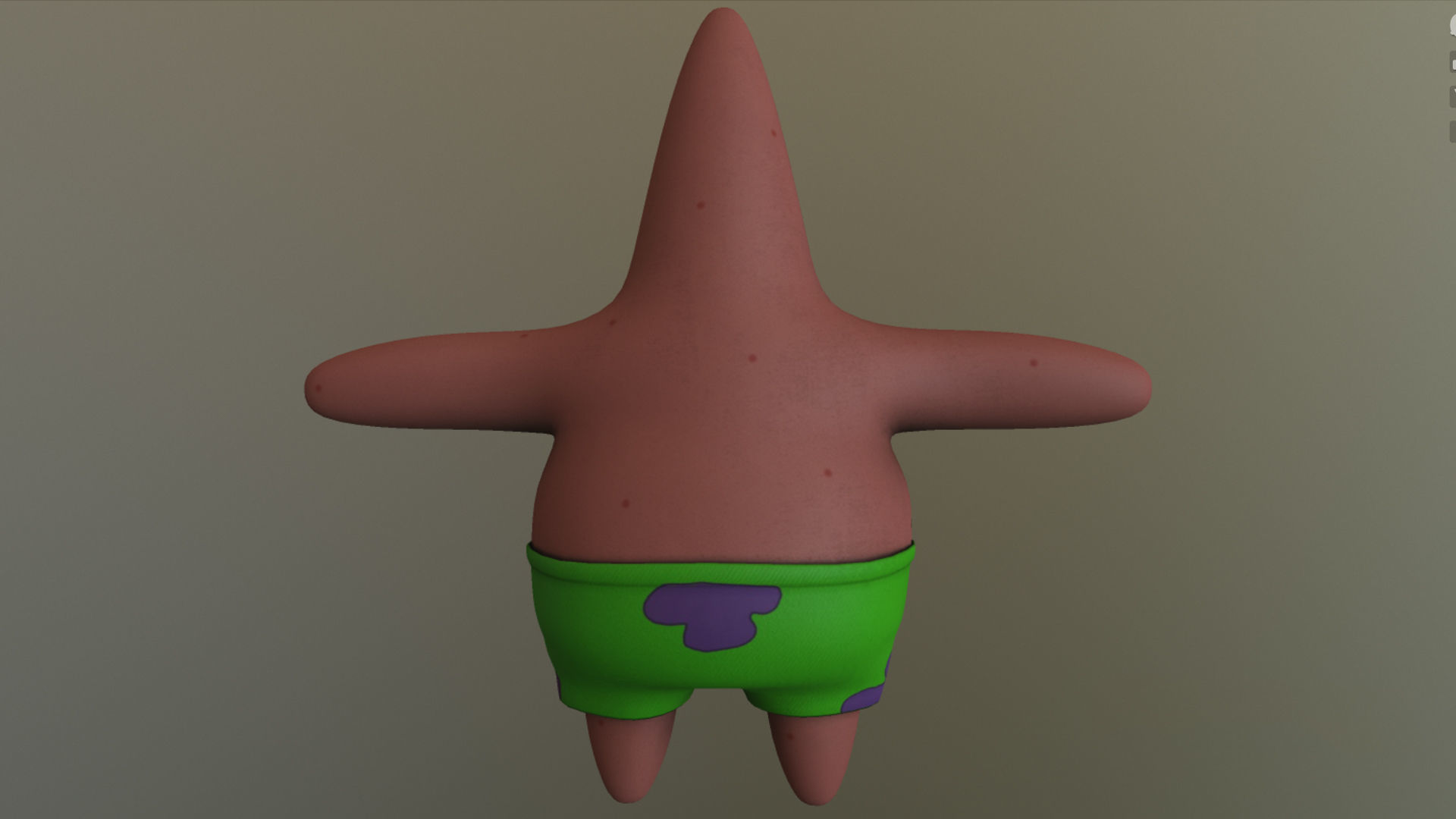 3D model Patrick star PBR low-poly game-ready VR / AR / low-poly | CGTrader