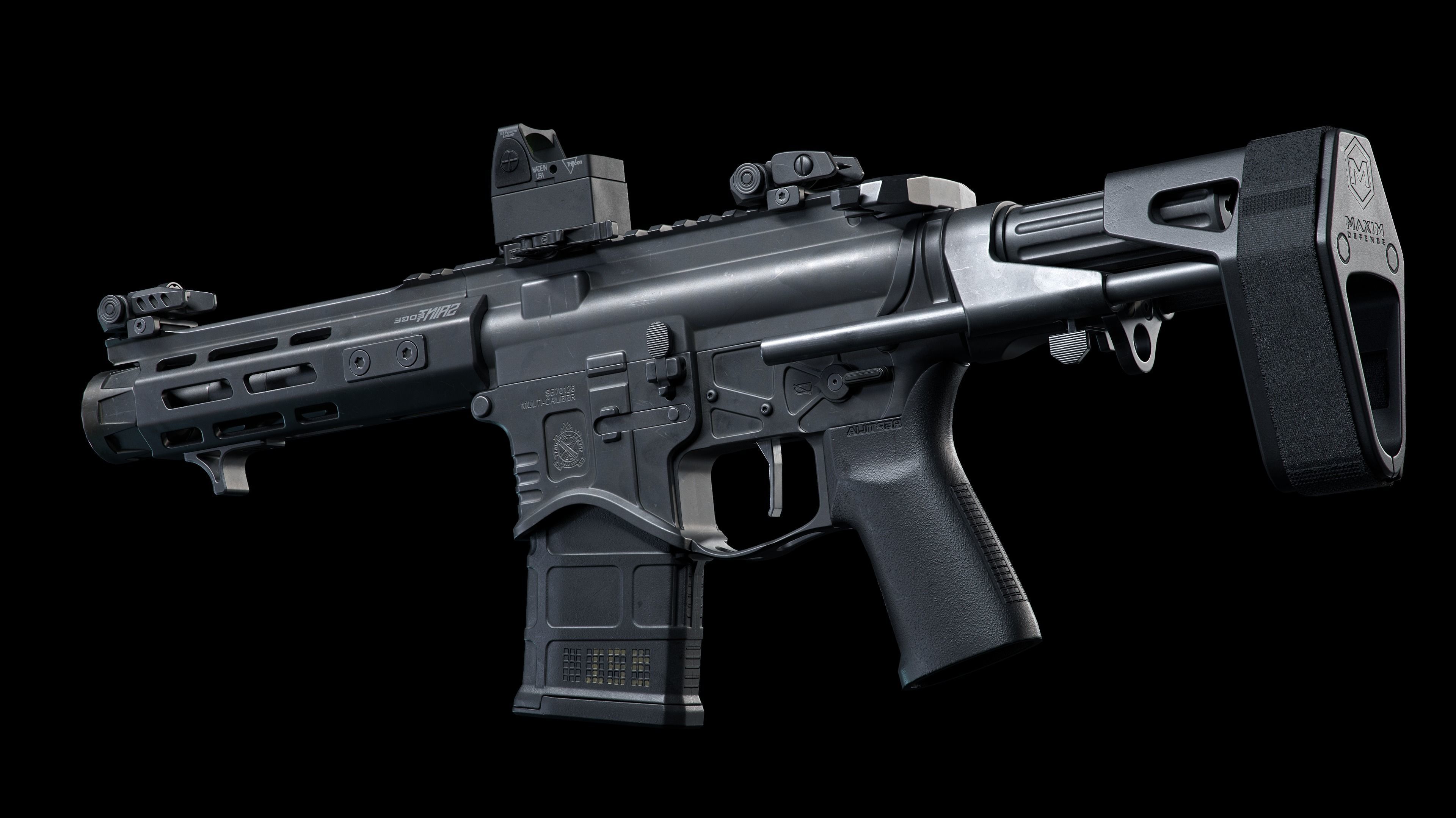 3D model Springfield Armory Saint edge PDW ar15 pistol VR / AR / low ...