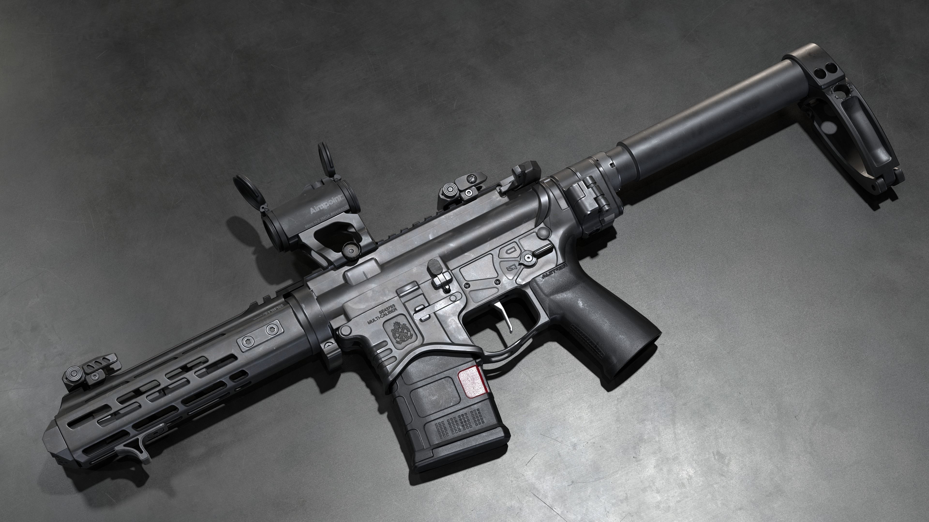 3D model Springfield Armory Saint edge EVAC ar15 pistol VR / AR / low ...