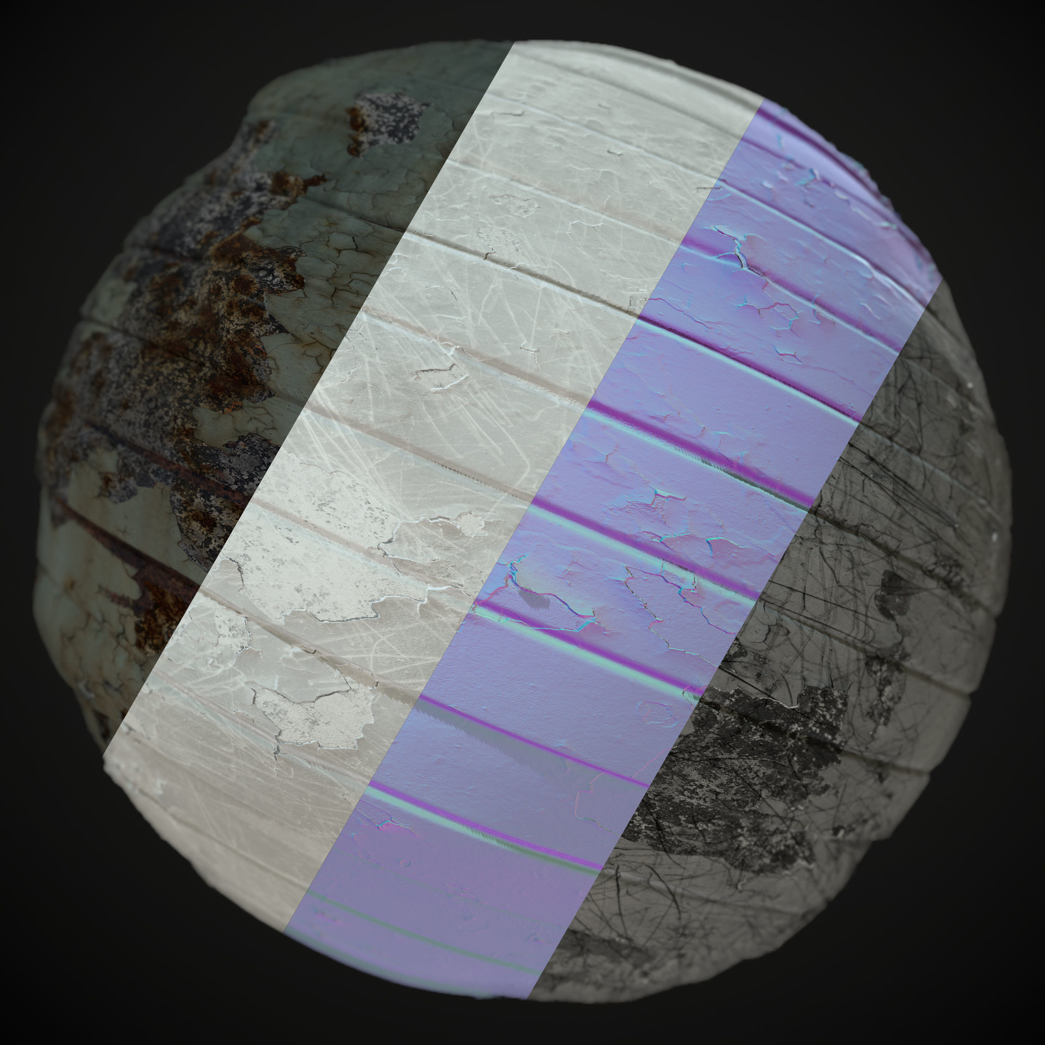 4k PBR Damaged metal sheet texture free Texture | CGTrader