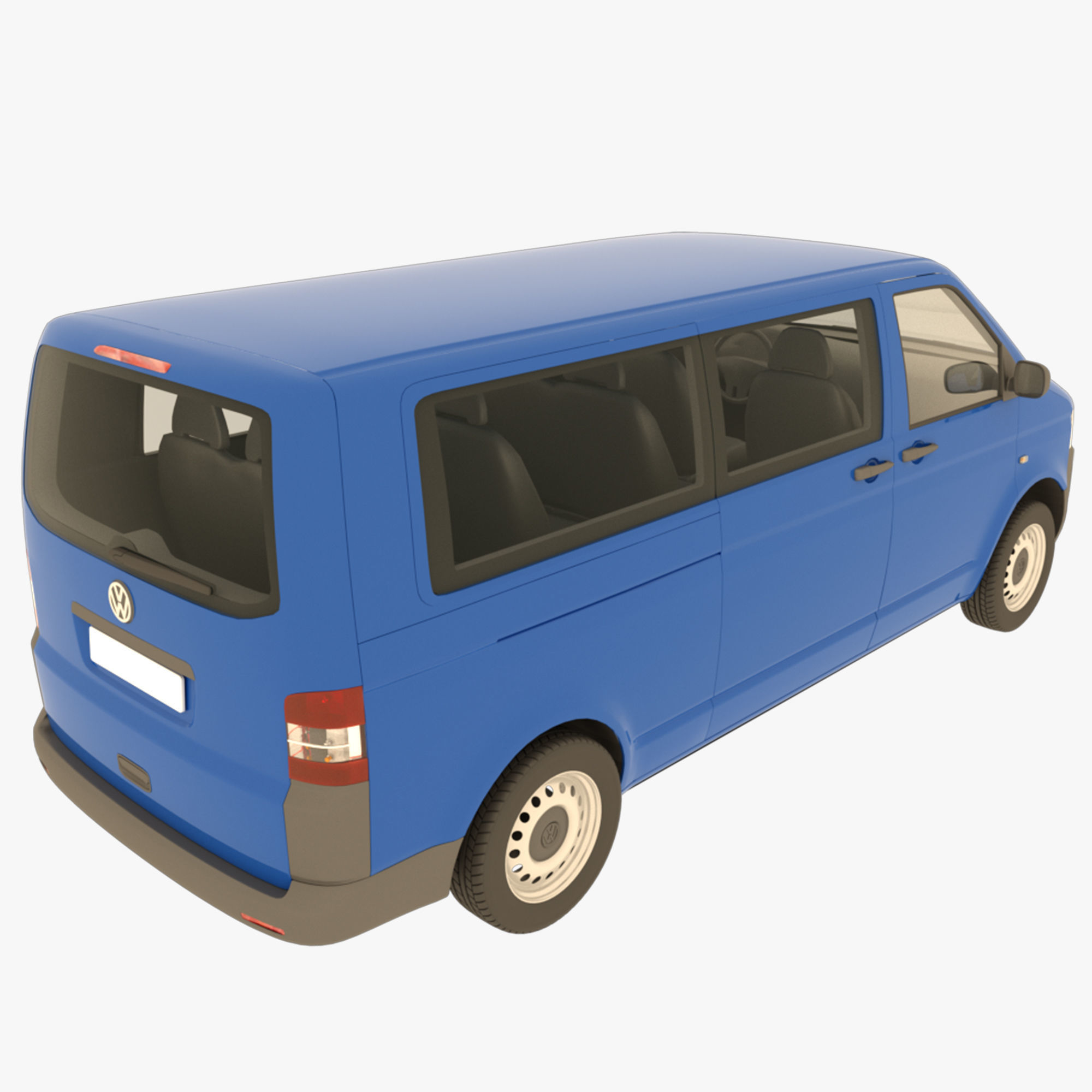 VW Multivan Transporter T5 3D Model Collection | CGTrader