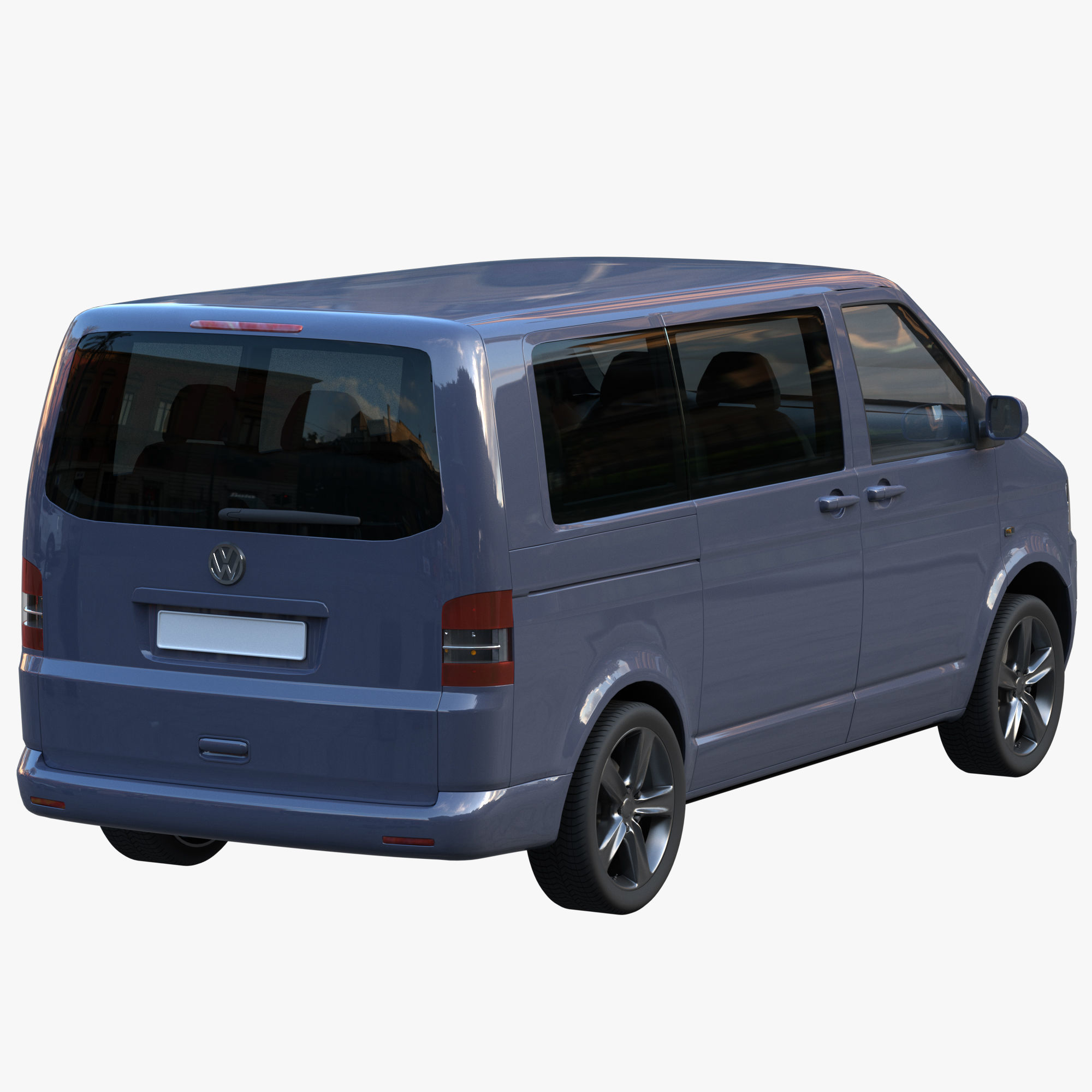 VW Multivan Transporter T5 3D Model Collection | CGTrader
