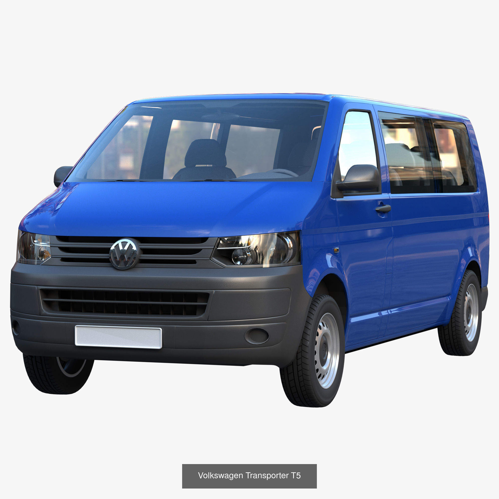 VW Multivan Transporter T5 3D Model Collection | CGTrader