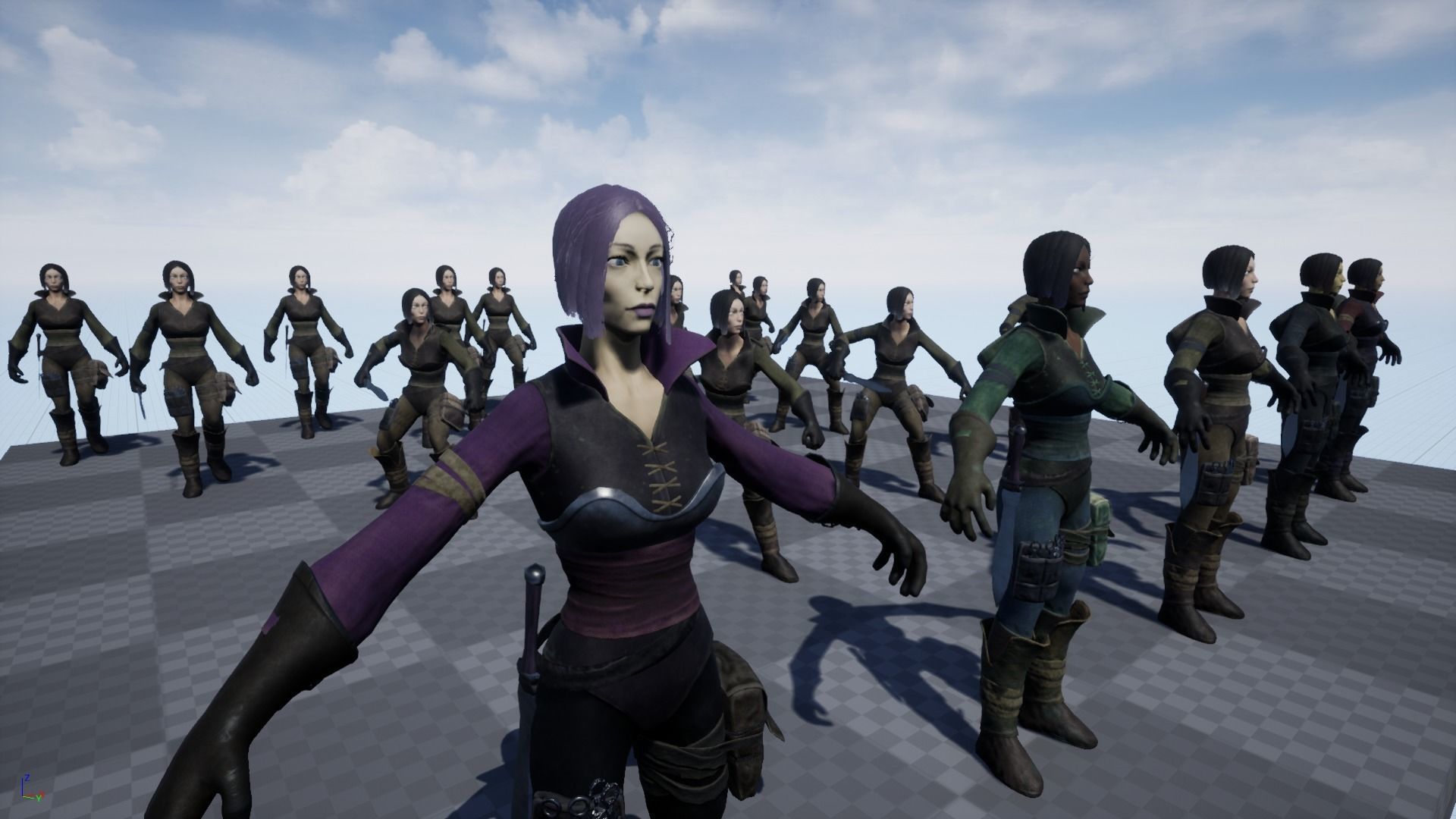 3D model Female Robber VR / AR / low-poly rigged animated | CGTrader