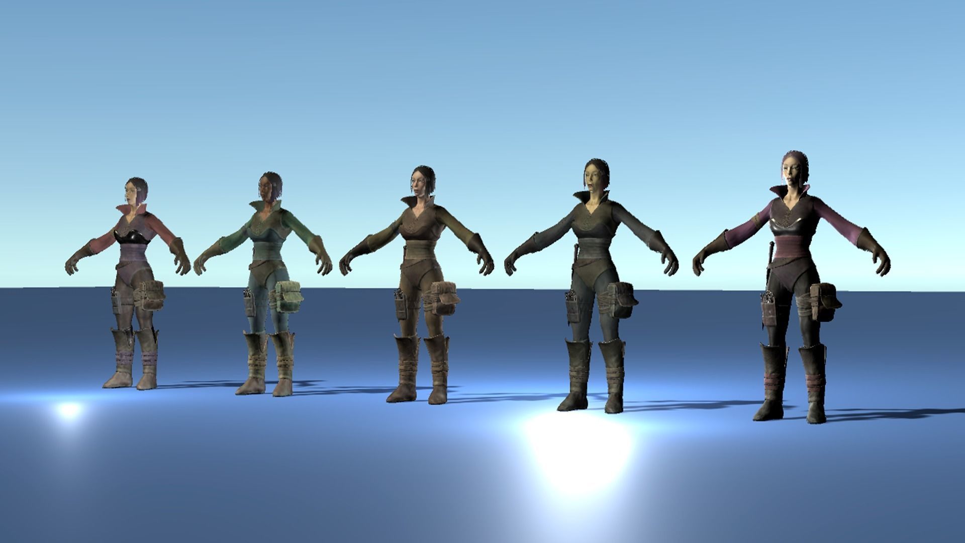 3D model Female Robber VR / AR / low-poly rigged animated | CGTrader