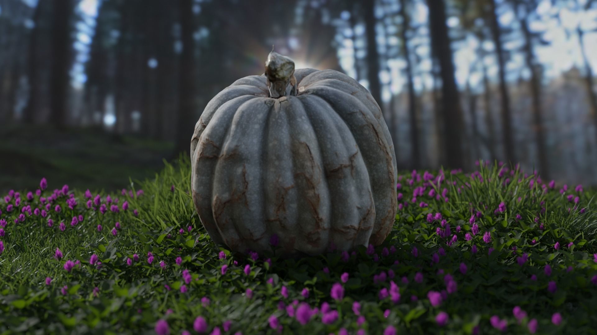 Green Pumpkin free 3D model | CGTrader