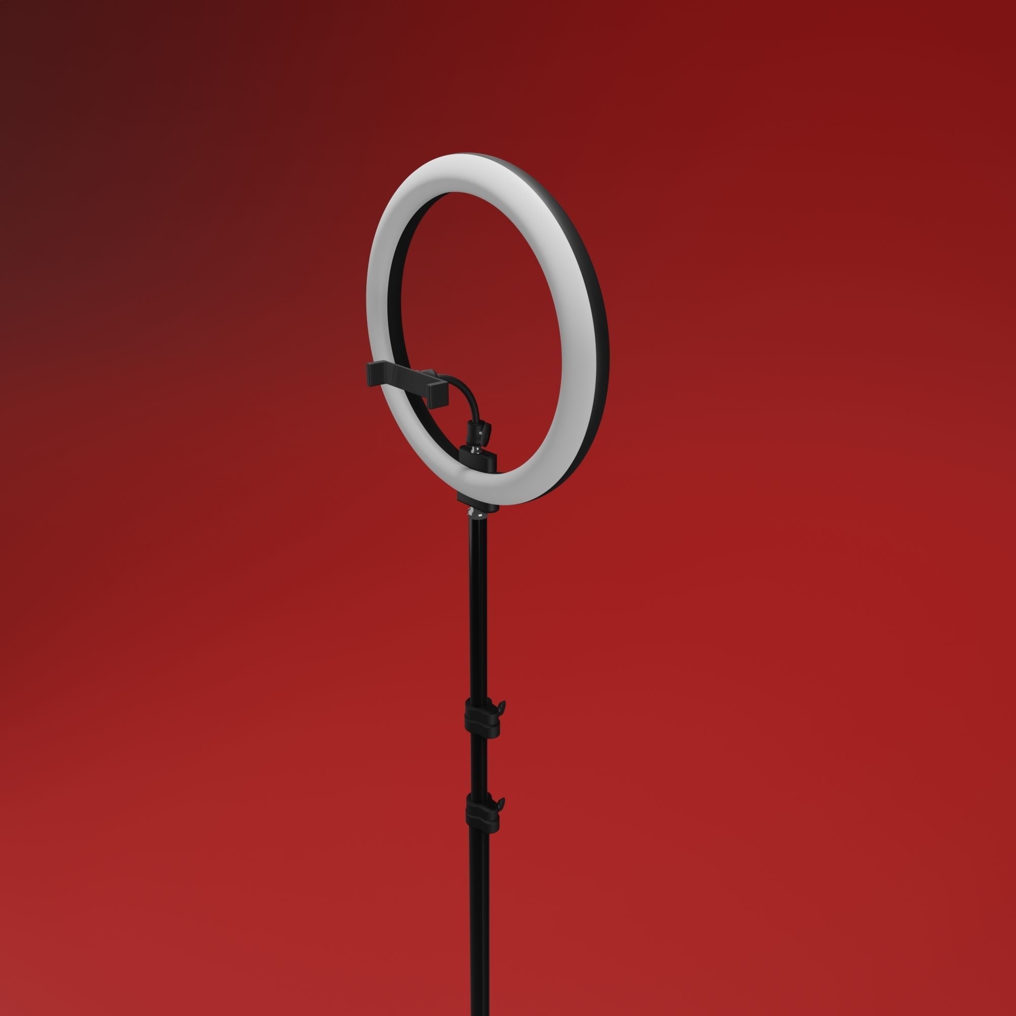 RingLight ring light on tripod free 3D model | CGTrader