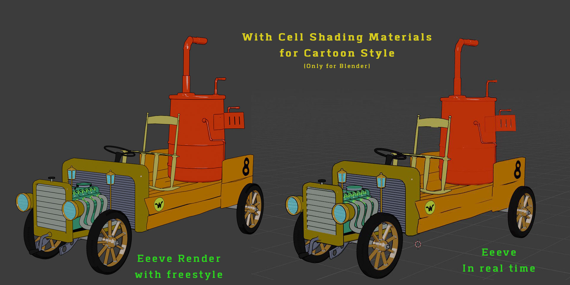 3D model Race Car 08 Arkansas Chuggabug VR / AR / low-poly | CGTrader