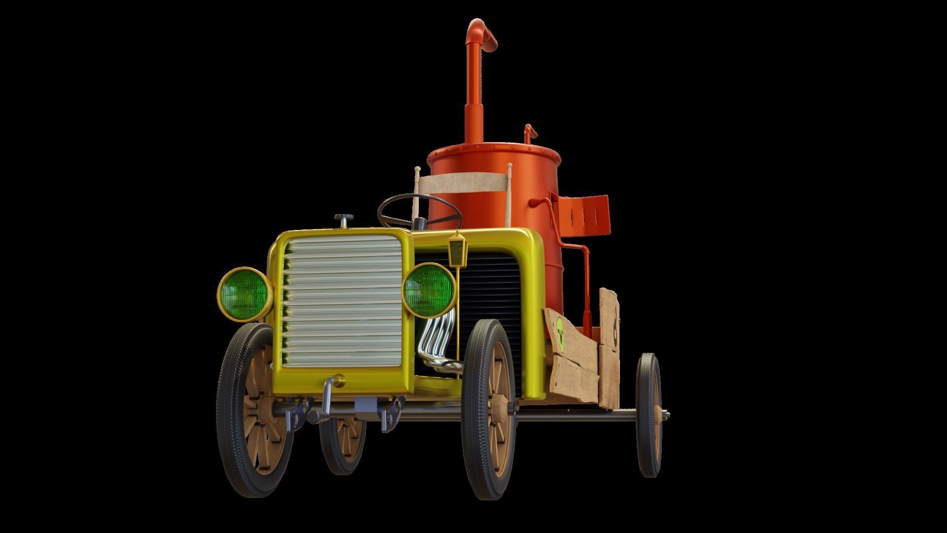 3D model Race Car 08 Arkansas Chuggabug VR / AR / low-poly | CGTrader