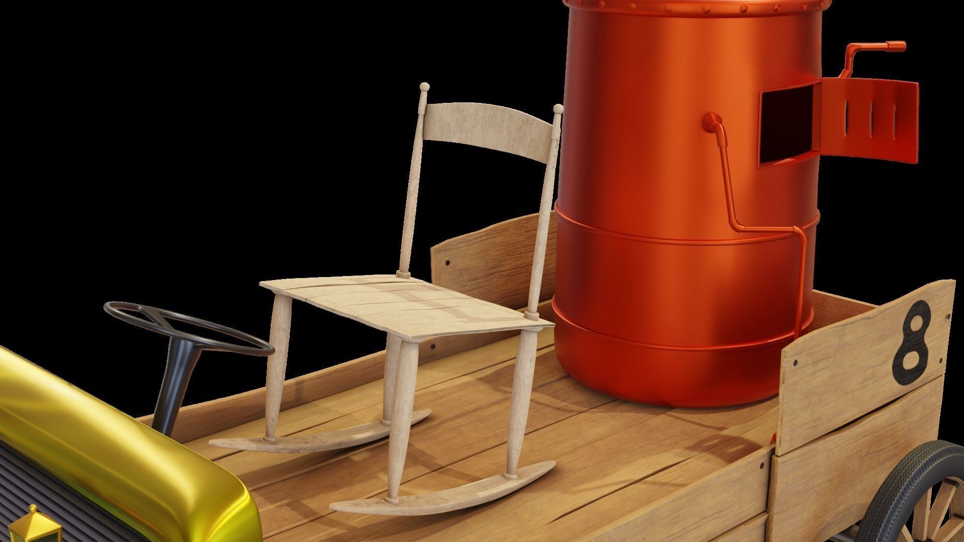 3D model Race Car 08 Arkansas Chuggabug VR / AR / low-poly | CGTrader