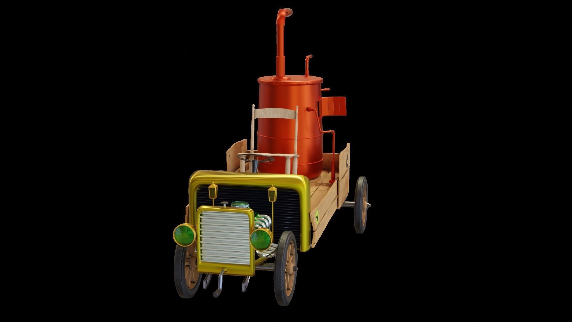 3D model Race Car 08 Arkansas Chuggabug VR / AR / low-poly | CGTrader