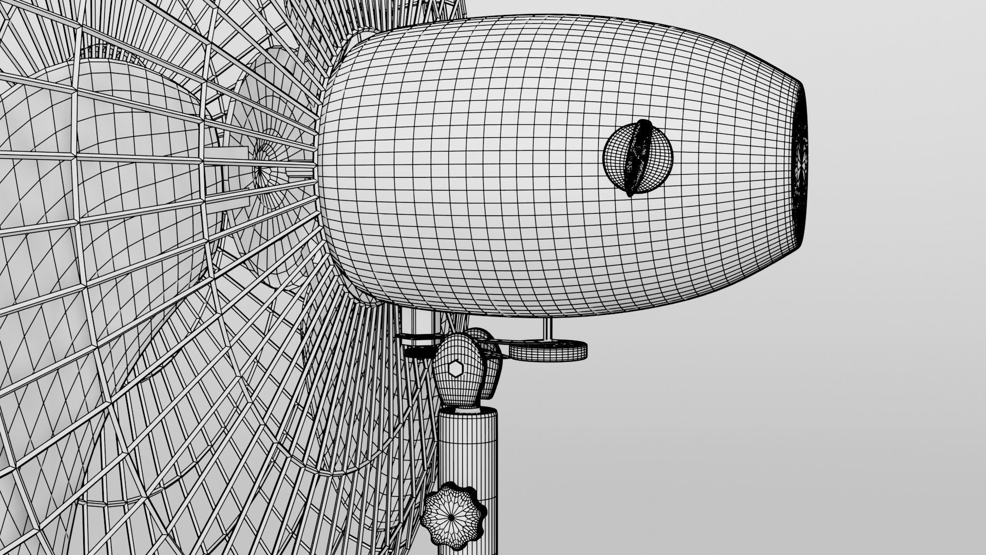 Classic Standing Fan 3D model | CGTrader