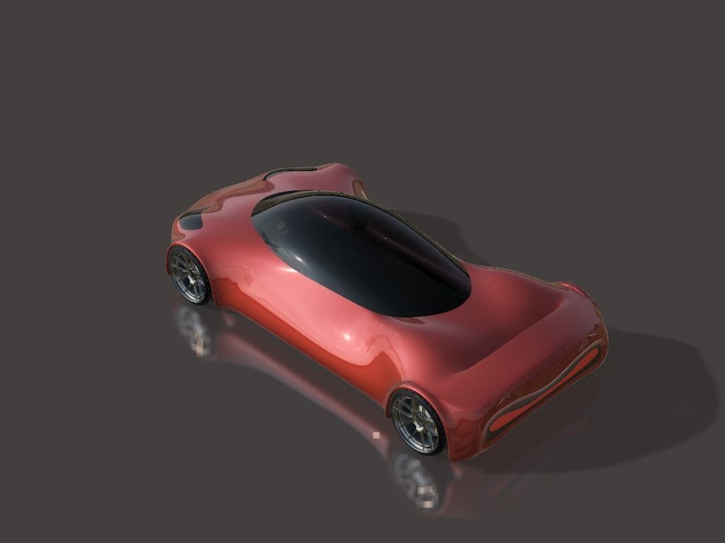 Future Sports Car 3D model | CGTrader